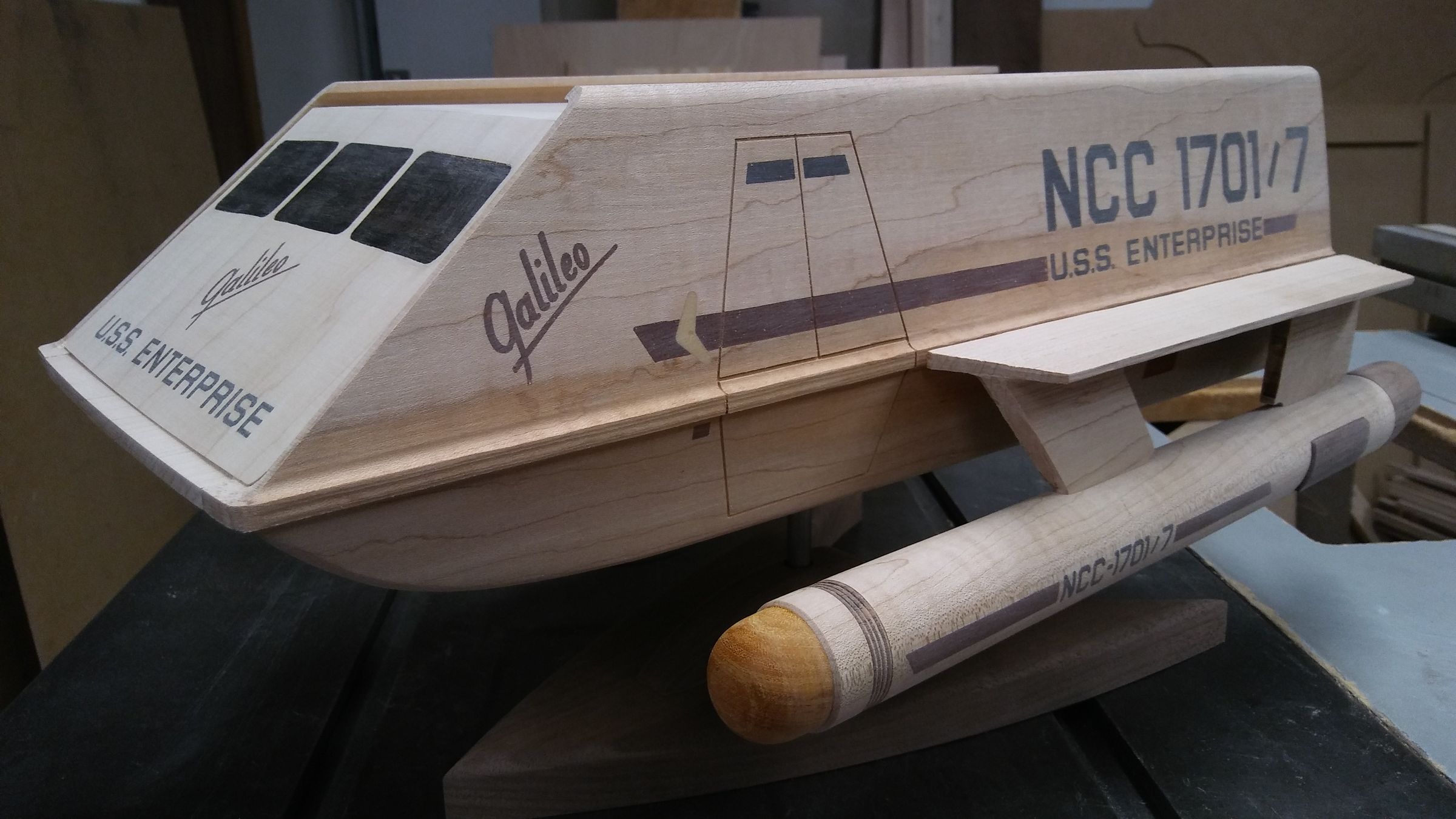 Wooden Shuttlecraft Galileo Model : 10 Steps (with Pictures ...