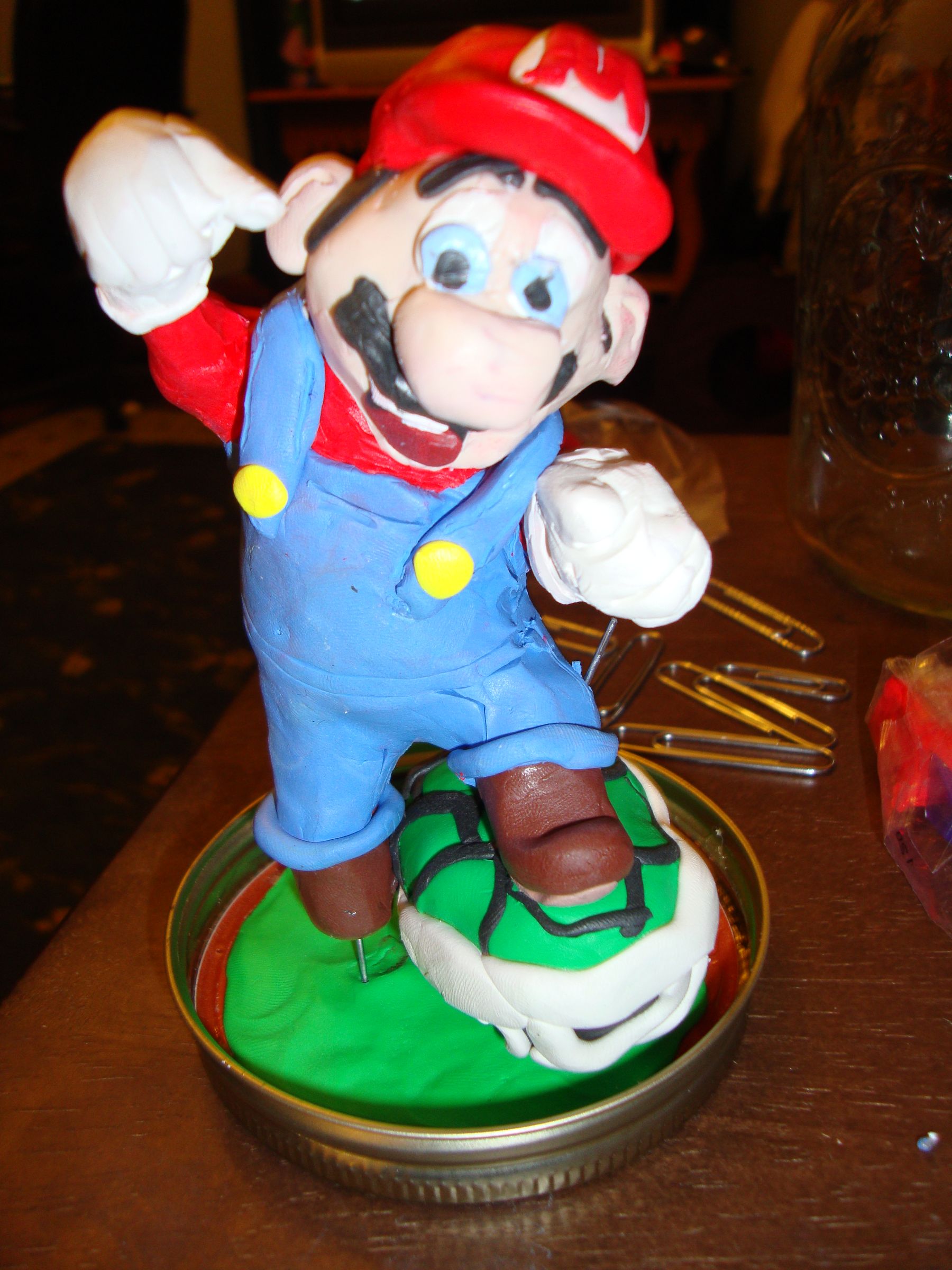 Super Mario Brothers Polymer Clay Sculpture : 21 Steps (with Pictures ...