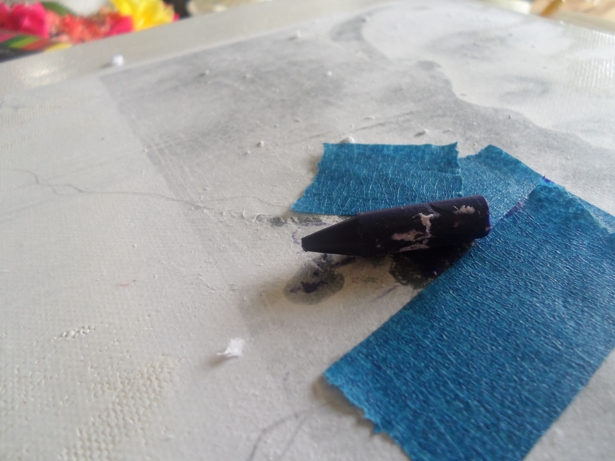 DIY Blowing Purple Crayon Art! Using FIG Purple! : 6 Steps (with ...