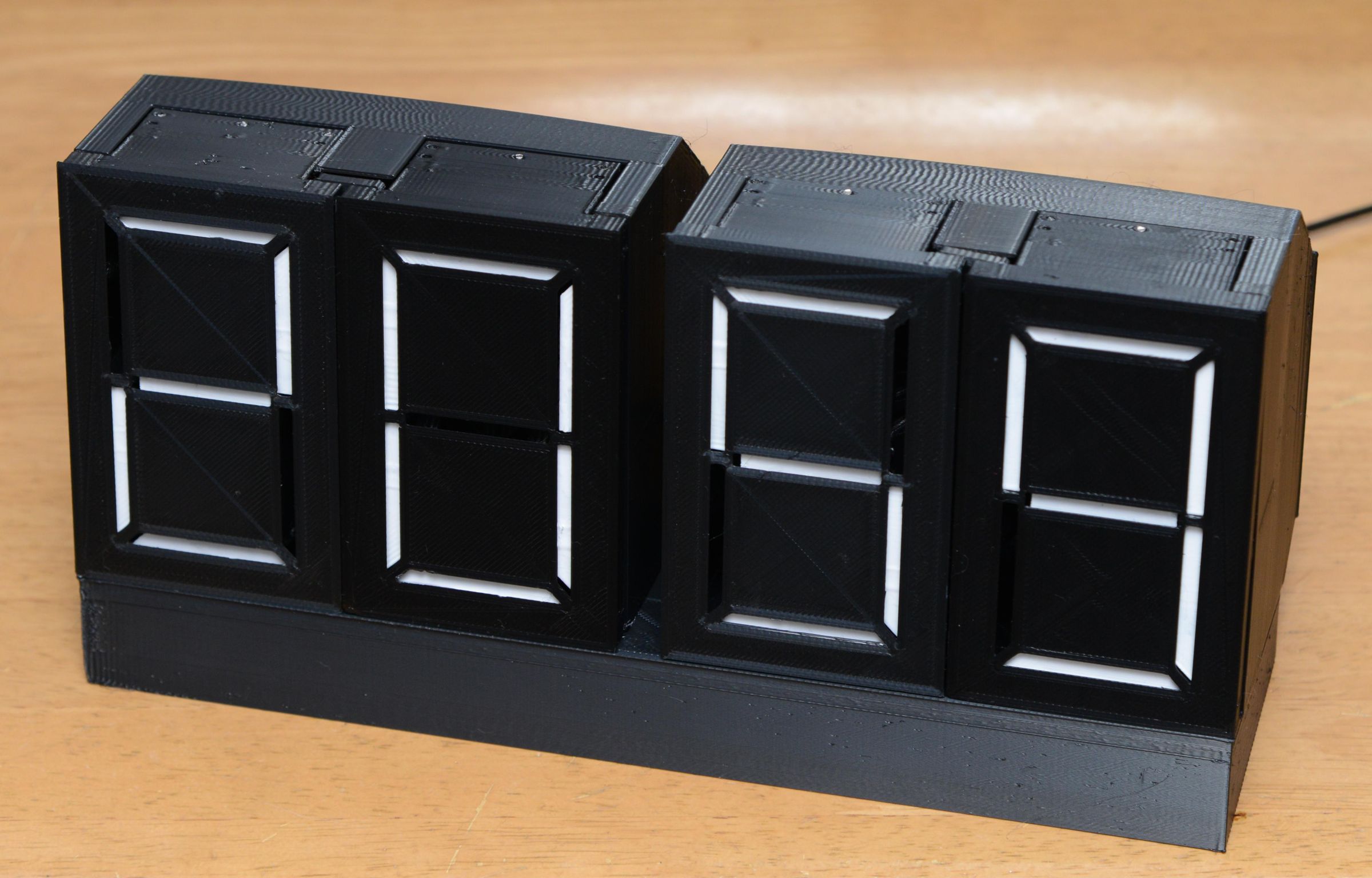 Mechanical 7-Segment Digital Clock : 3 Steps - Instructables