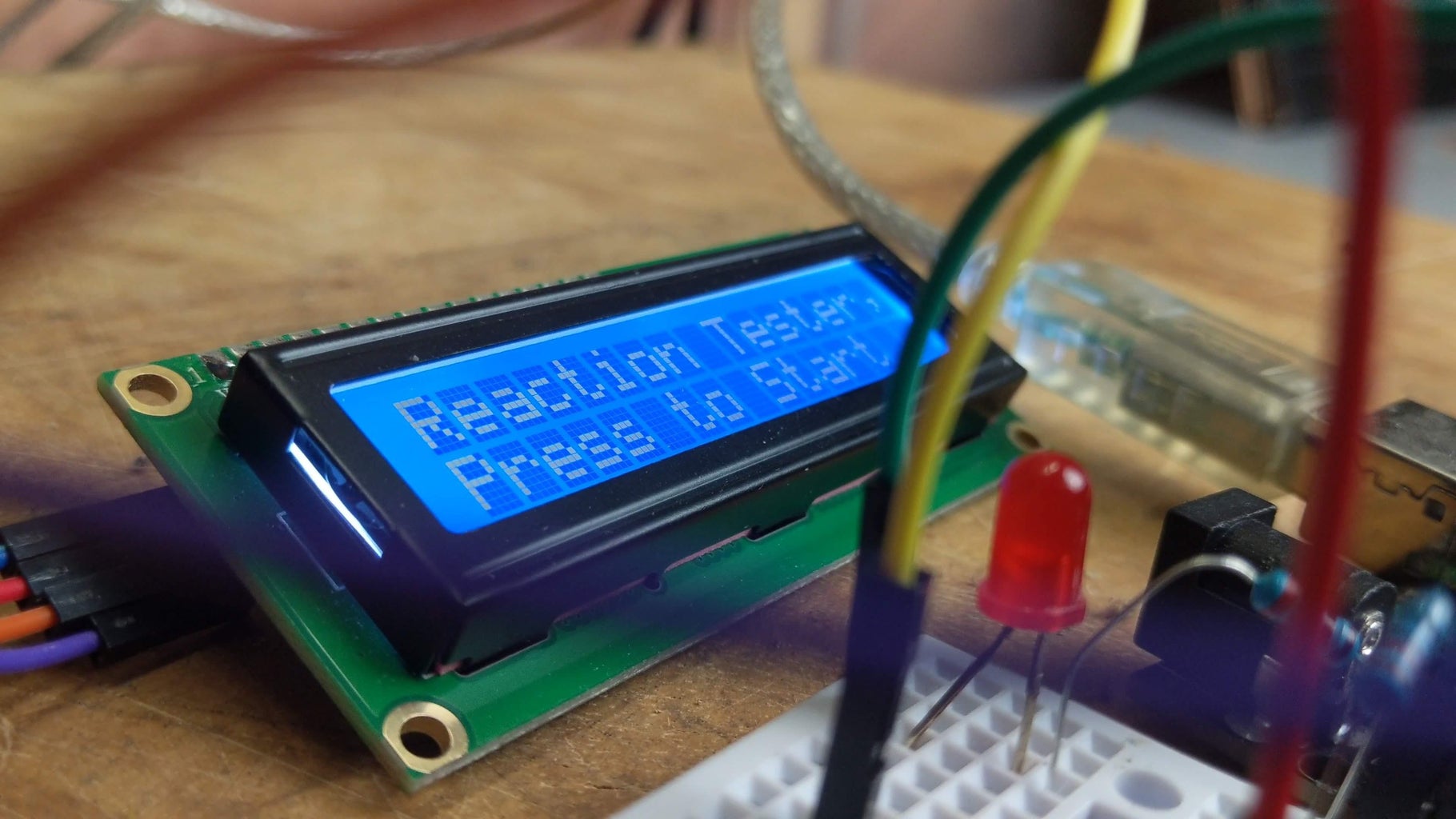 Arduino Reaction Tester 4 Steps Instructables