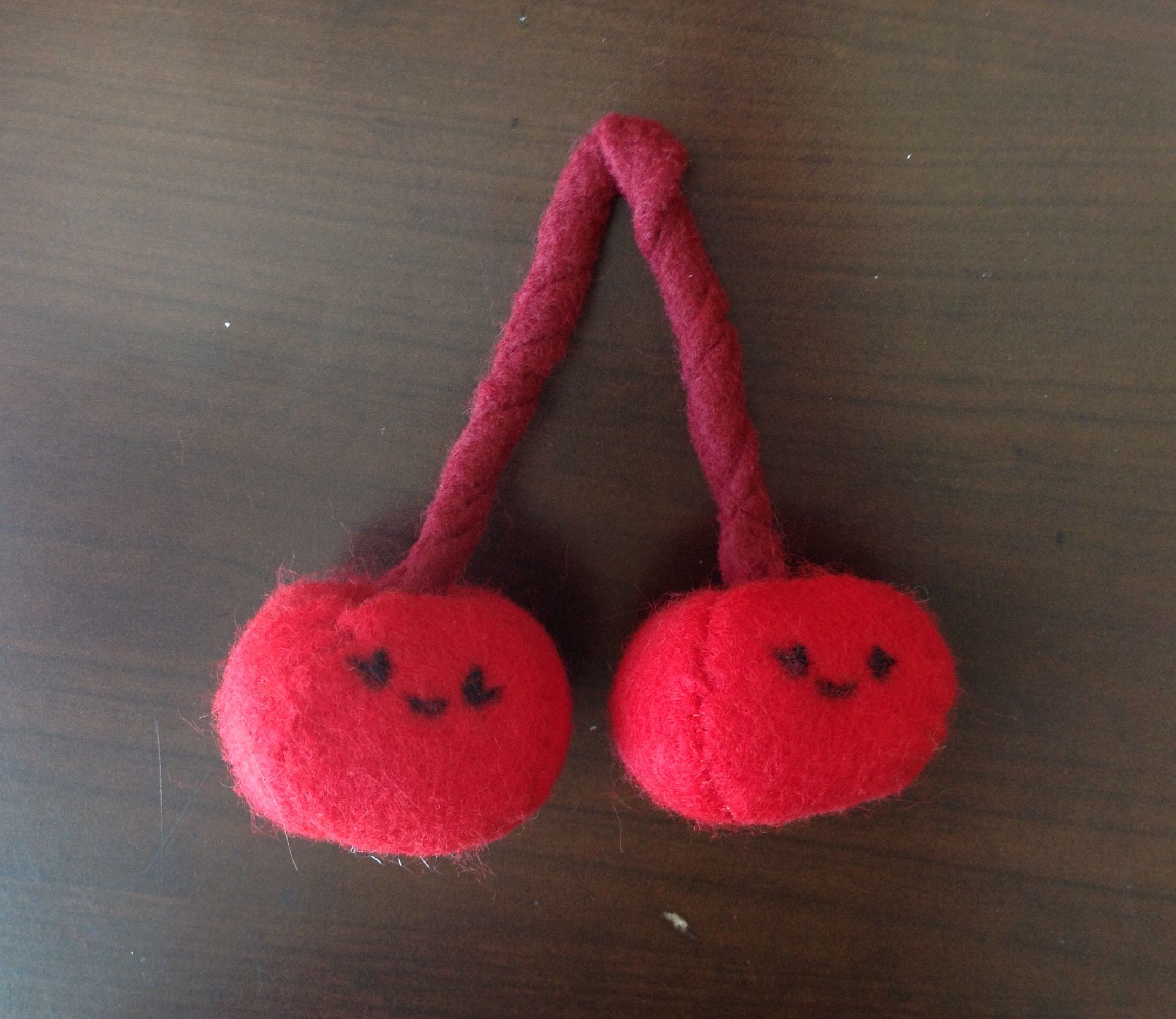 Felt Cherry Plush Keychain : 11 Steps (with Pictures) - Instructables