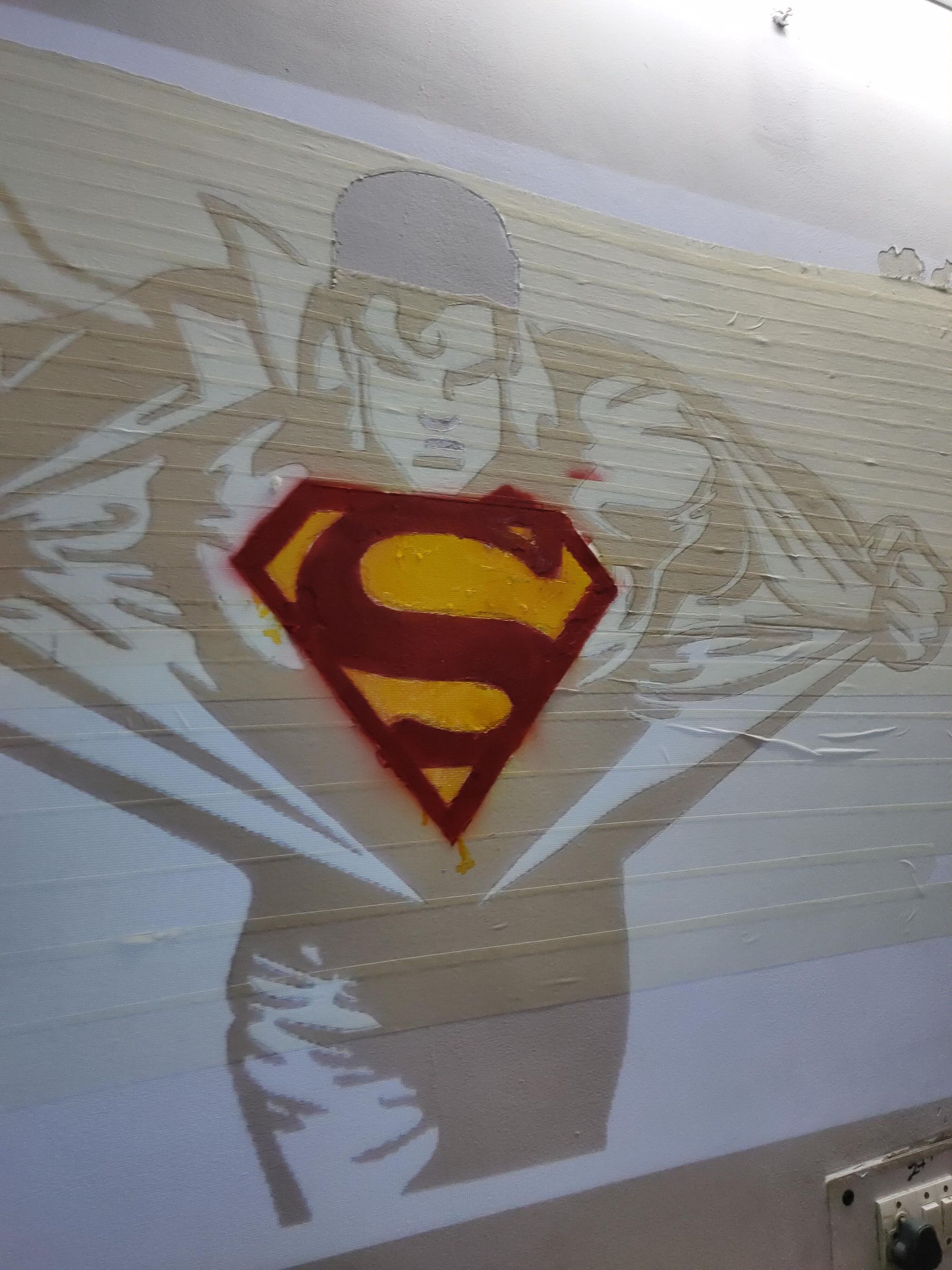 Making a Superman Wall Mural : 5 Steps (with Pictures) - Instructables