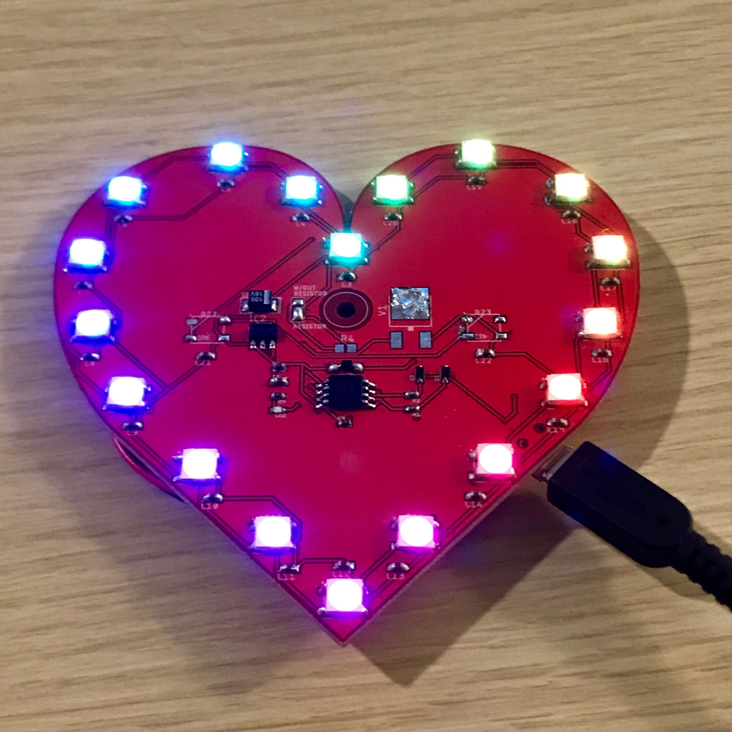Valentines PCB Heart : 4 Steps (with Pictures) - Instructables