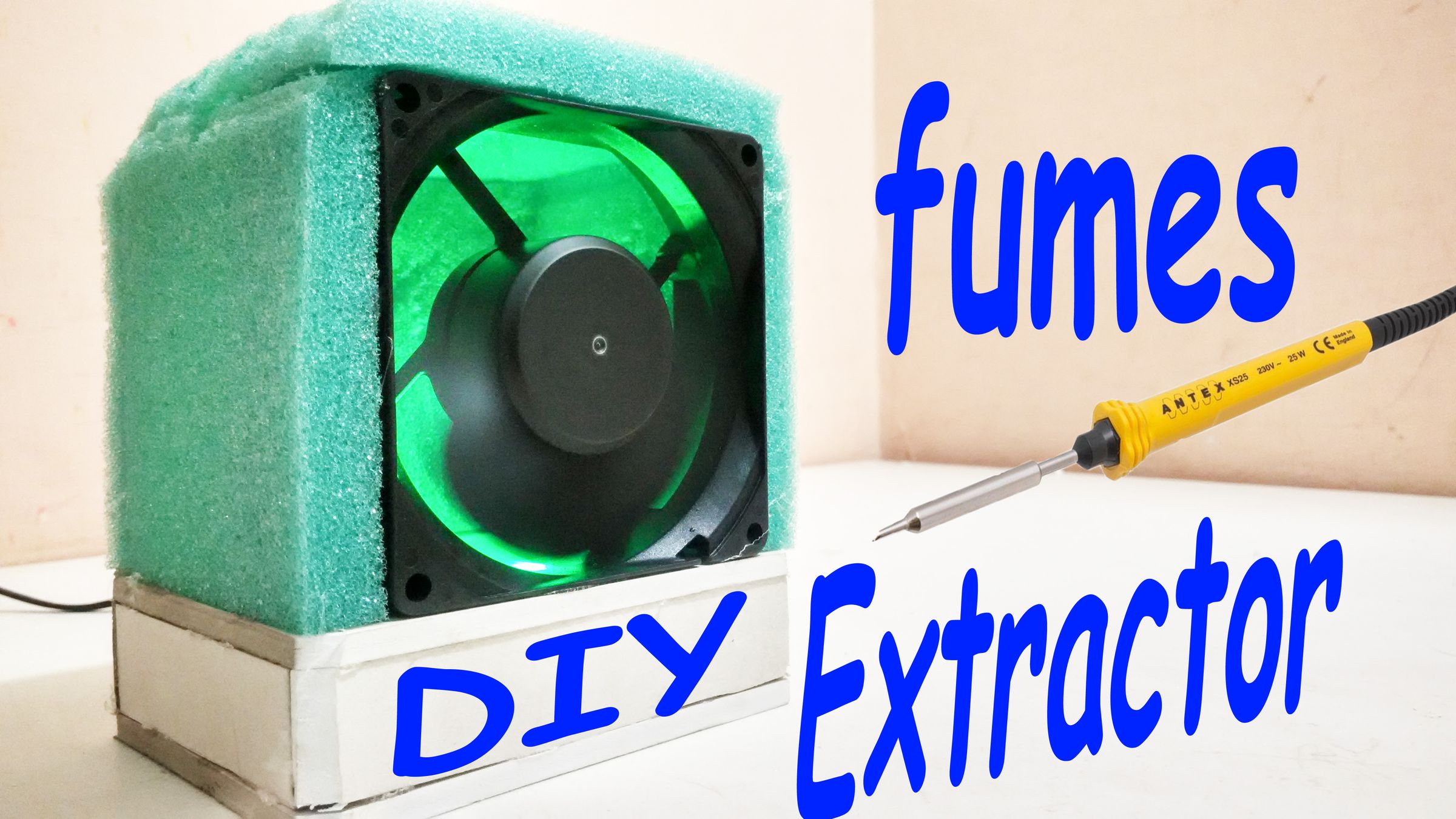 SOLDERING FUME !! EXTRACTOR !! : 6 Steps (with Pictures) - Instructables