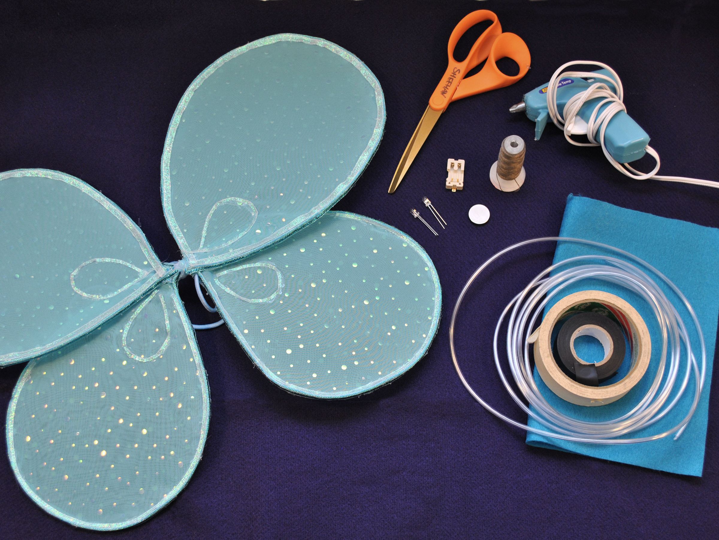 Lightwings: Fiber Optic Fairy Wings : 9 Steps (with Pictures ...