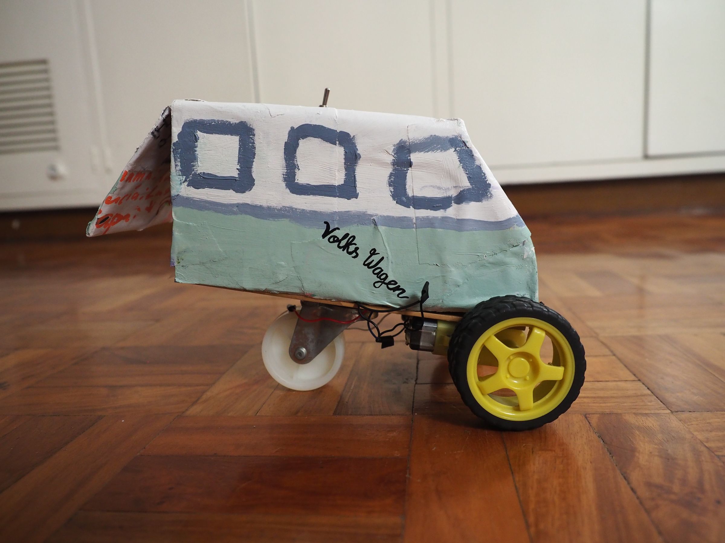 Easy Cardboard Motor Driven Car! : 4 Steps - Instructables