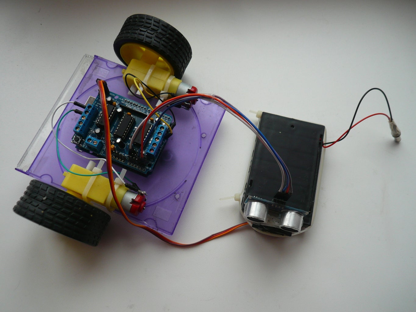 Arduino HC-SR04 Ultrasonic Rover : 5 Steps (with Pictures) - Instructables Arduino HC-SR04 Ultrasonic Rover : 5 Steps (with Pictures) - Instructables