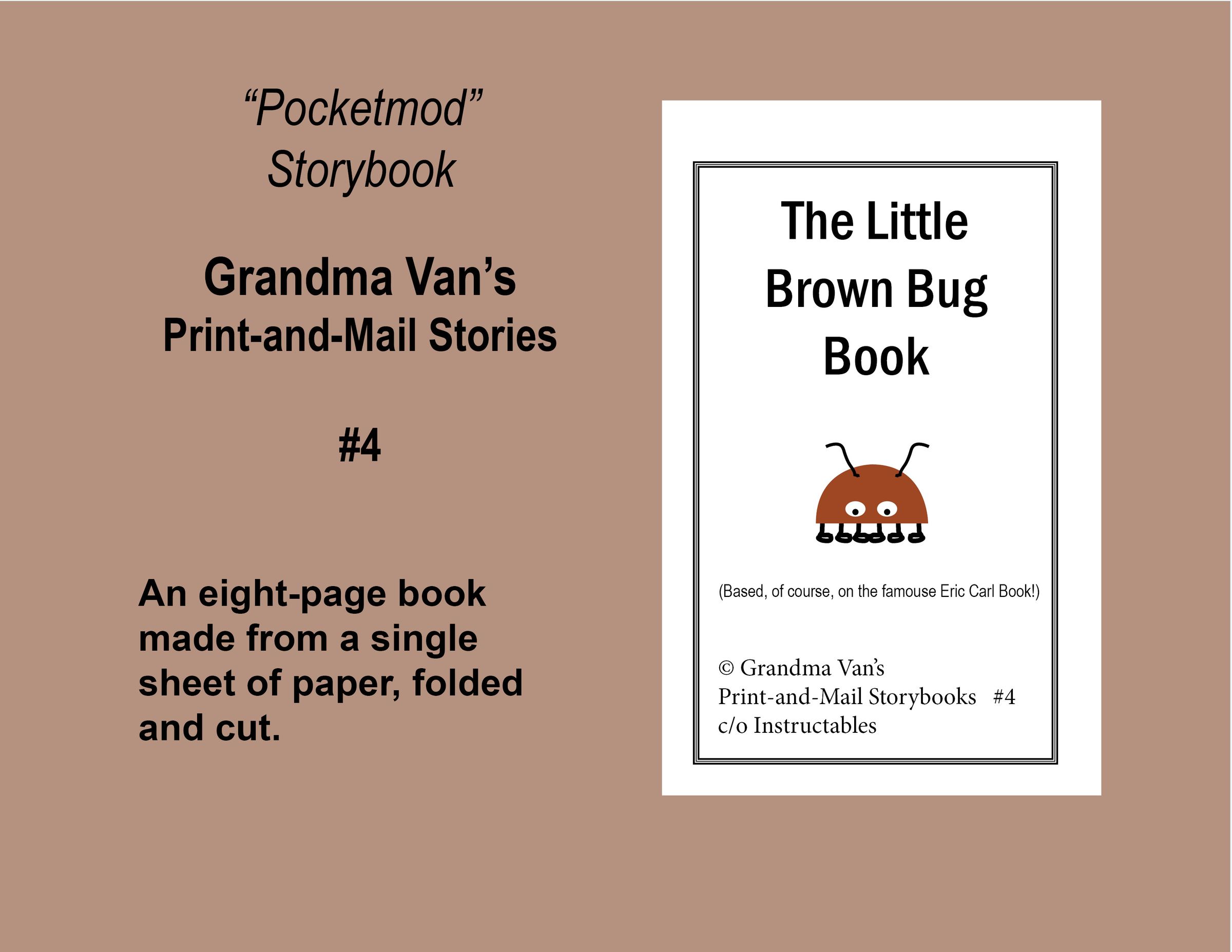 "Pocketmod" Storybook ( #4) : 10 Steps - Instructables