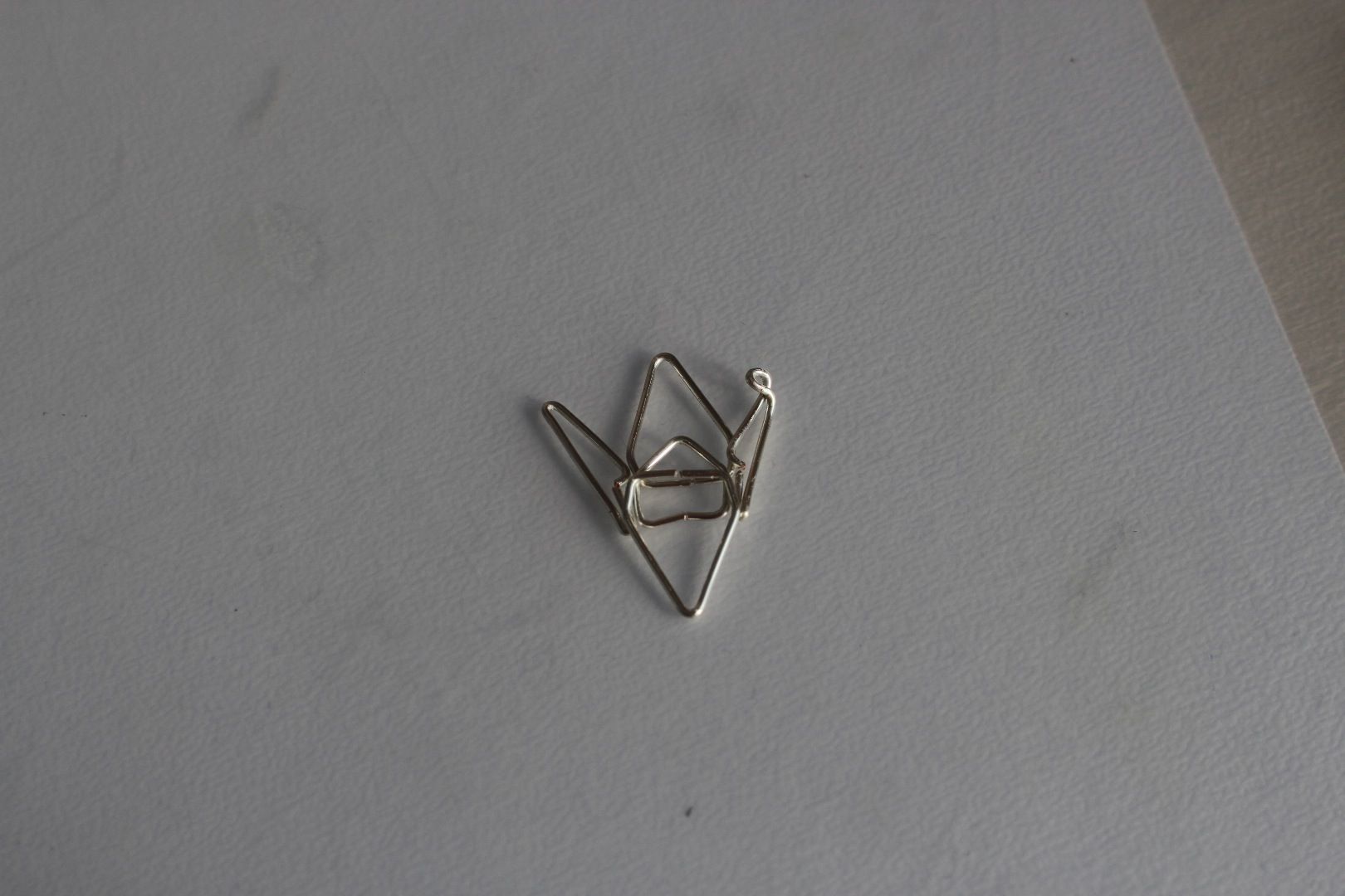 Wire "origami" Crane Pendant : 27 Steps (with Pictures) - Instructables