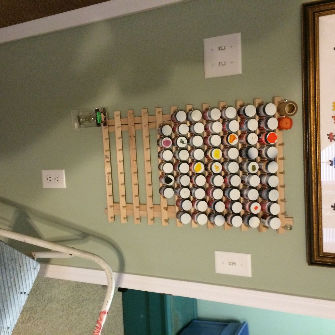 Craft or Model Paint Storage Rack on the Cheap : 3 Steps (with Pictures ...