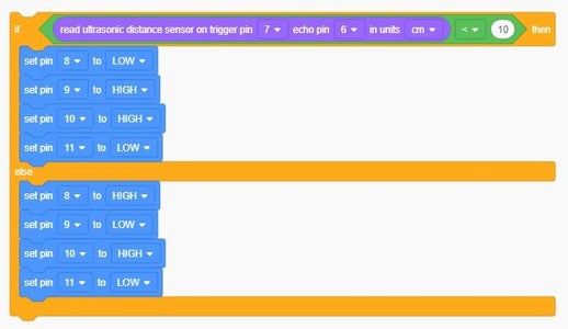 CIRCUIT OF OBSTACLE AVOIDING ROBOT USING TINKER CAD : 4 Steps - Instructables