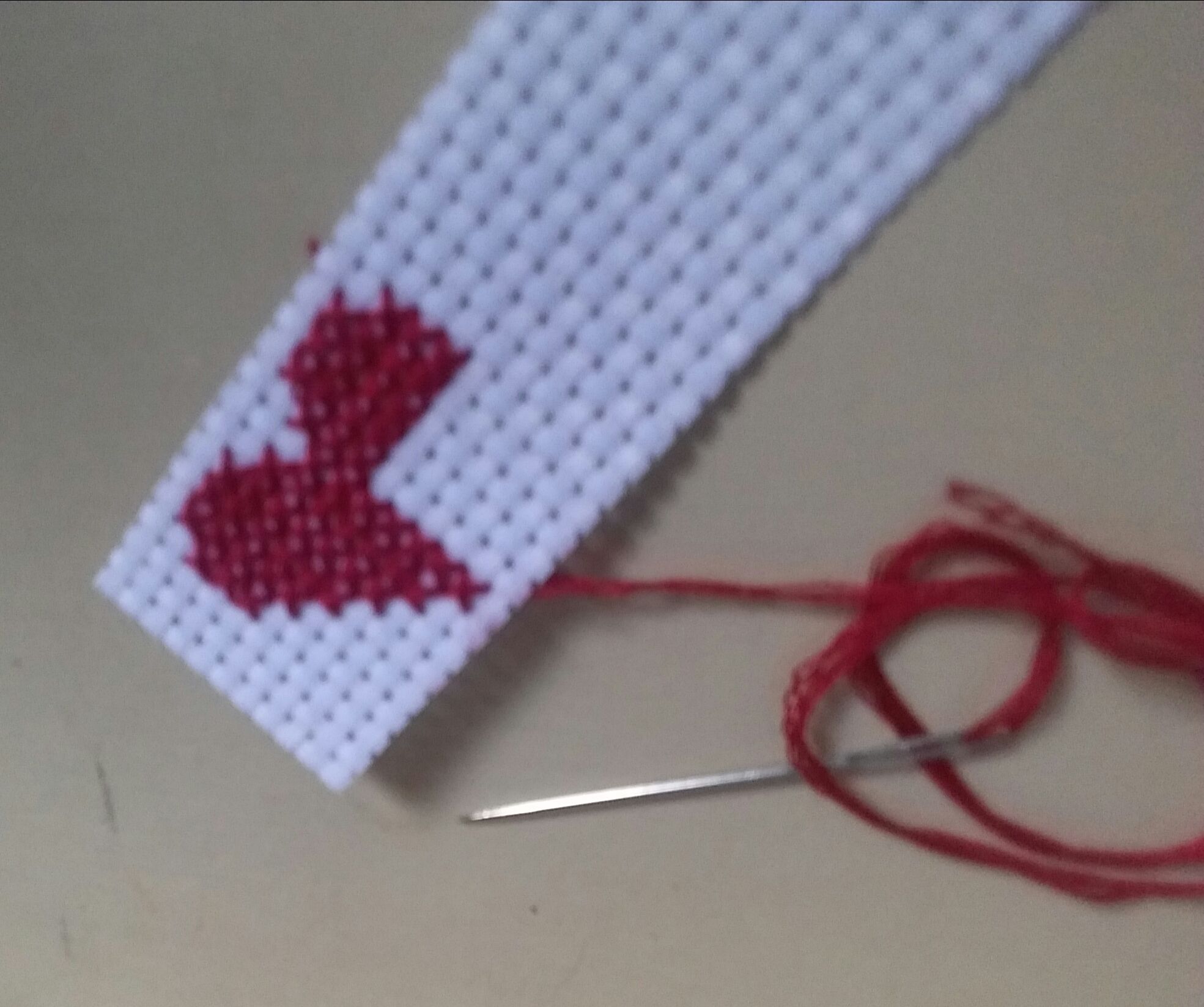 Tiny Cross Stiched Heart Gift Card/valentine Card for Your Lover : 3 ...