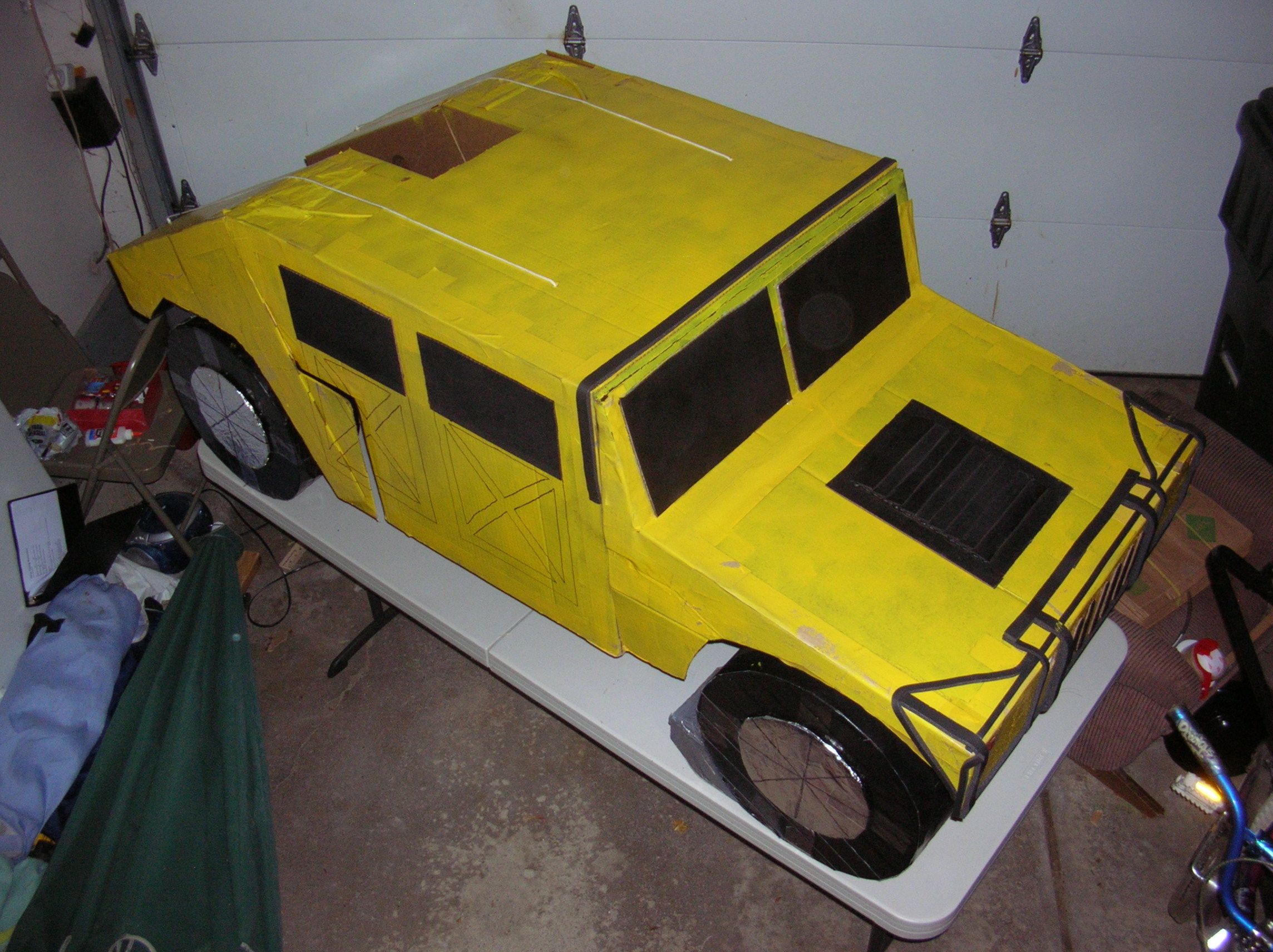 Transformers Costume: H1 Hummer (with Pictures) - Instructables