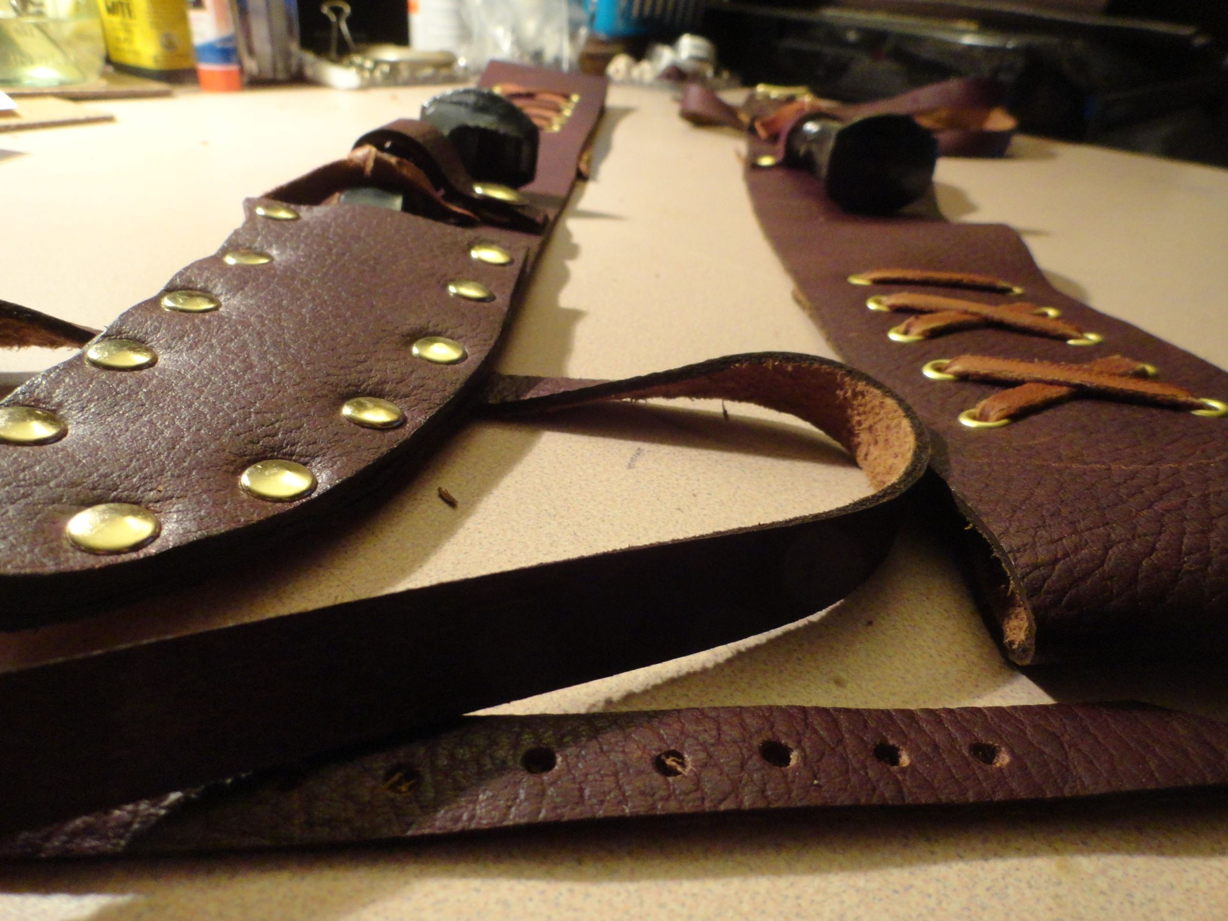 Belt Sheaths for Knives (with Thigh Strap) : 4 Steps (with Pictures ...