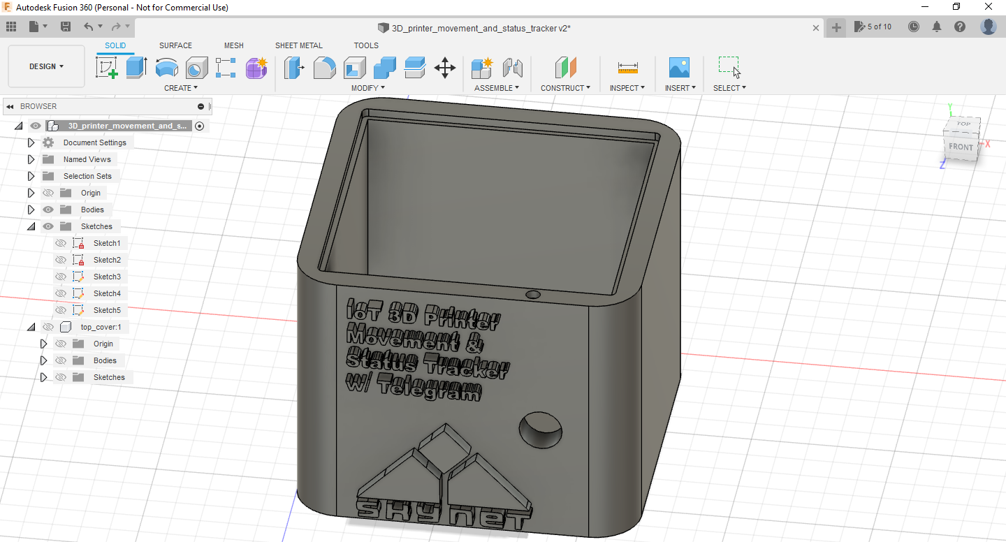 AI-driven IoT 3D Printer Motion & Status Tracker W/ Telegram : 18 Steps ...