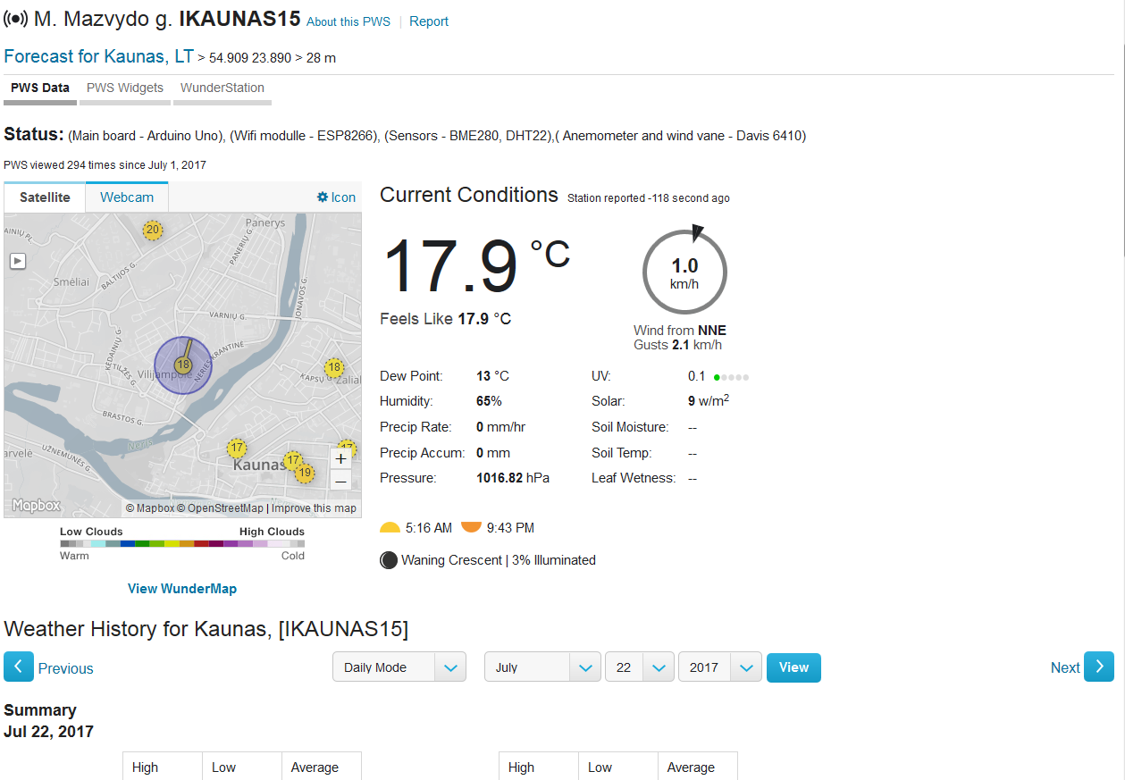 Arduino WiFi Wireless Weather Station Wunderground : 10 Steps (with ...