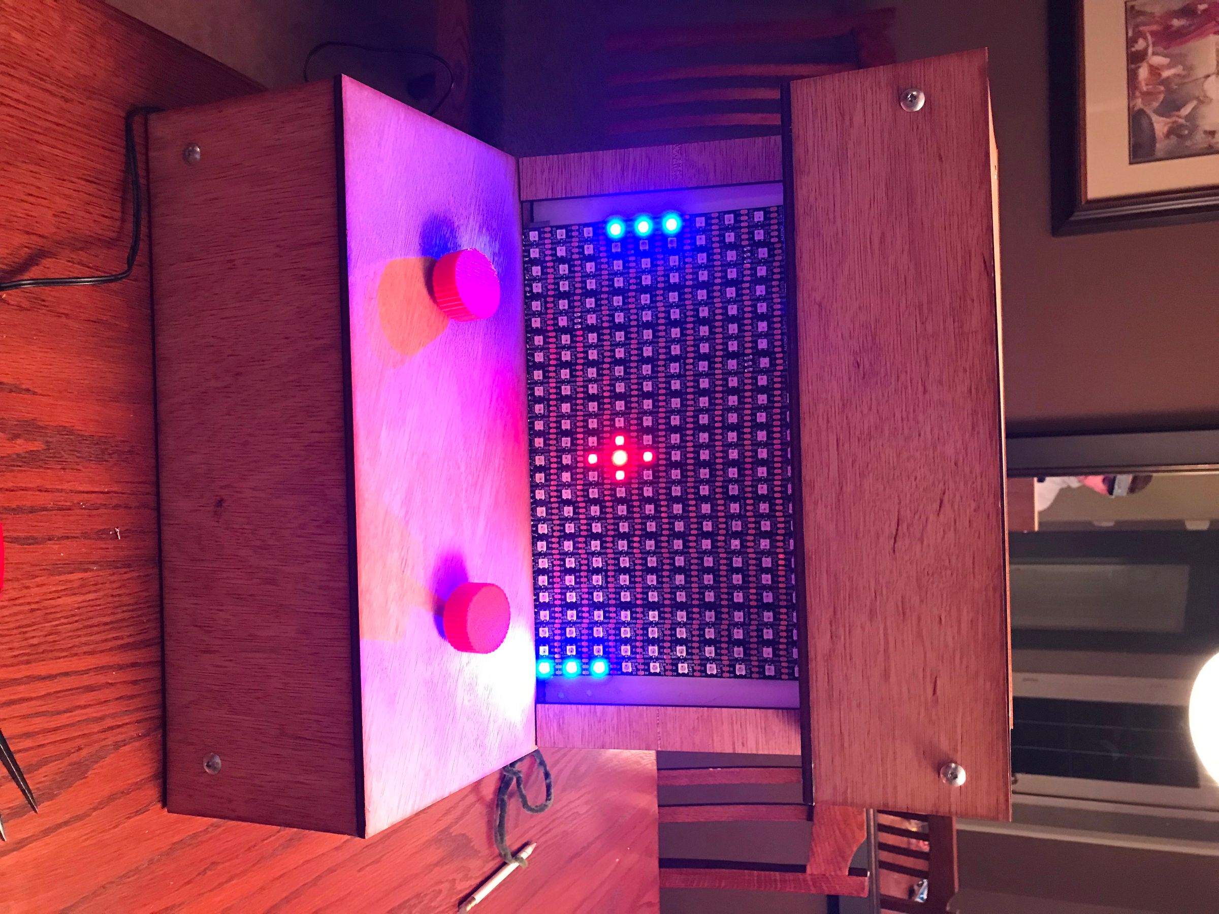 LED Strip Atari Pong Arcade Machine : 8 Steps - Instructables