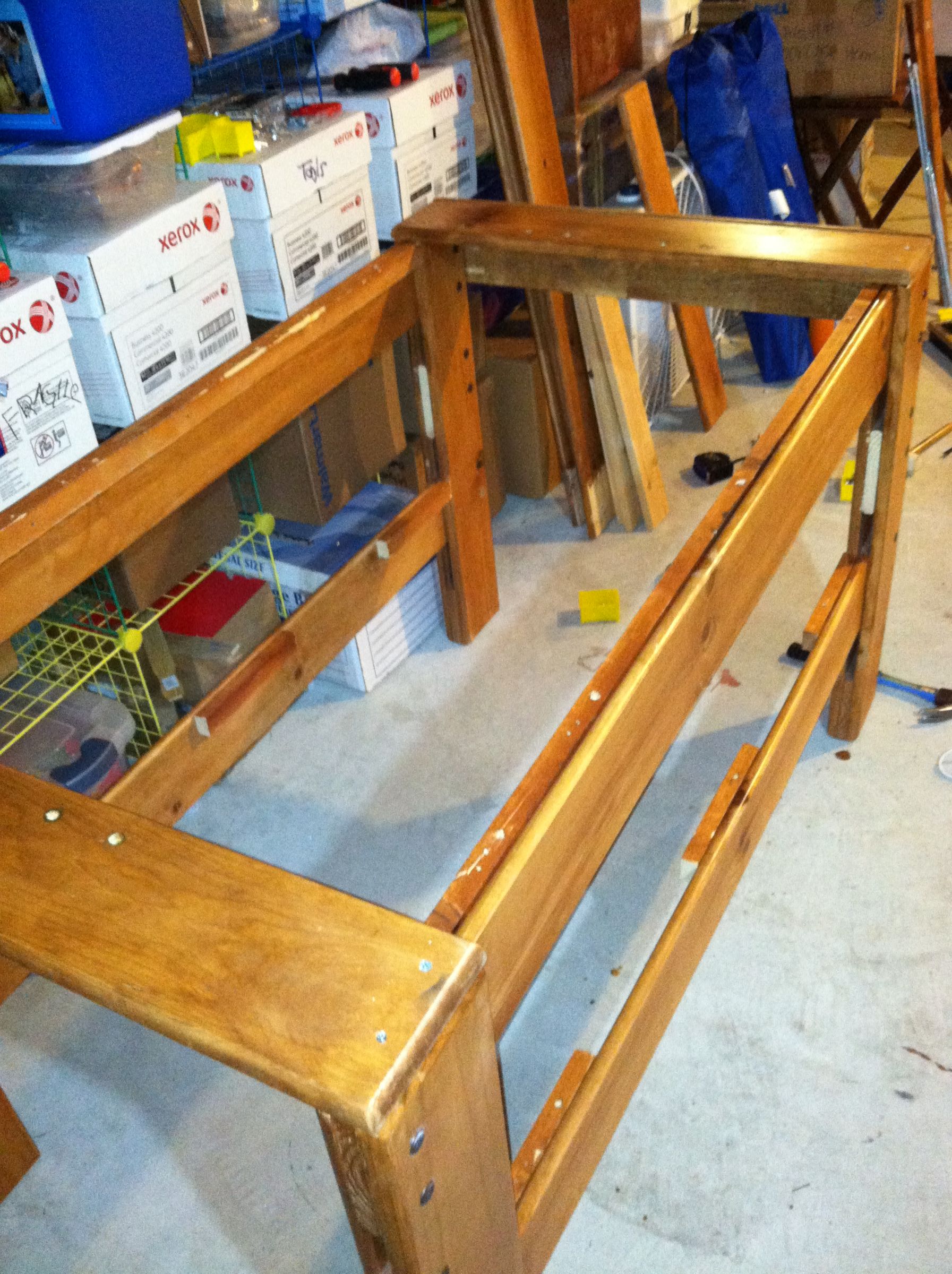 Upcycled Bunk Bed Workbench : 5 Steps (with Pictures) - Instructables