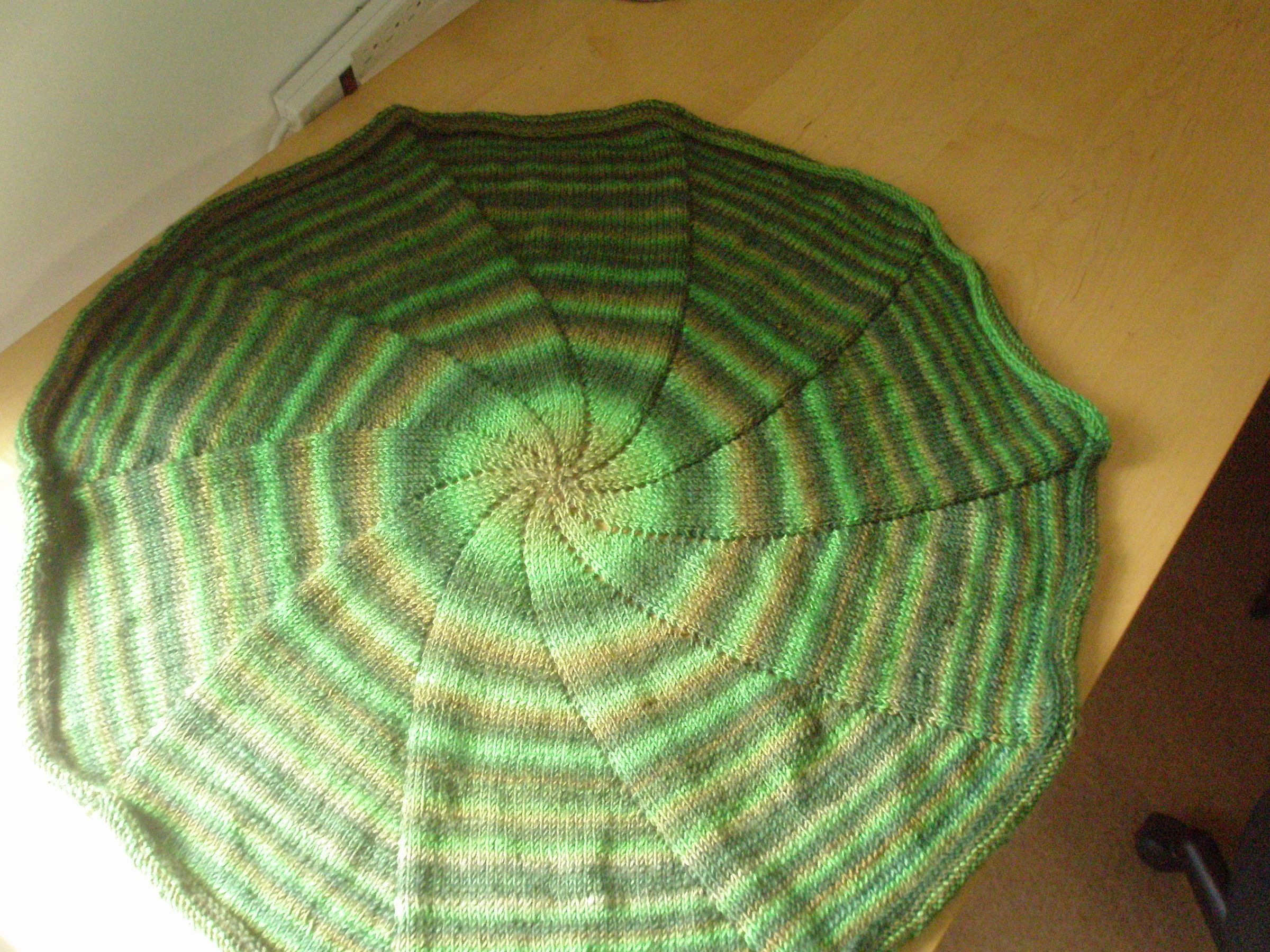 Circular Blanket Knitted in the Round : 5 Steps (with Pictures ...