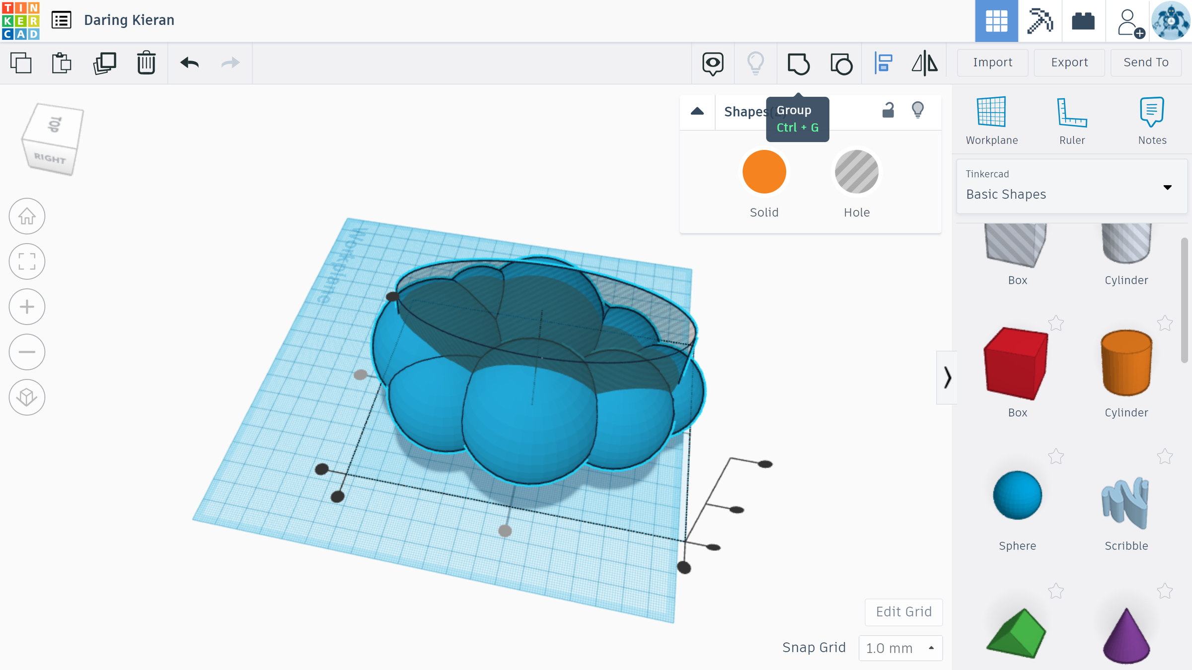 3D Print a Cloud Planter With TinkerCad! : 3 Steps (with Pictures ...