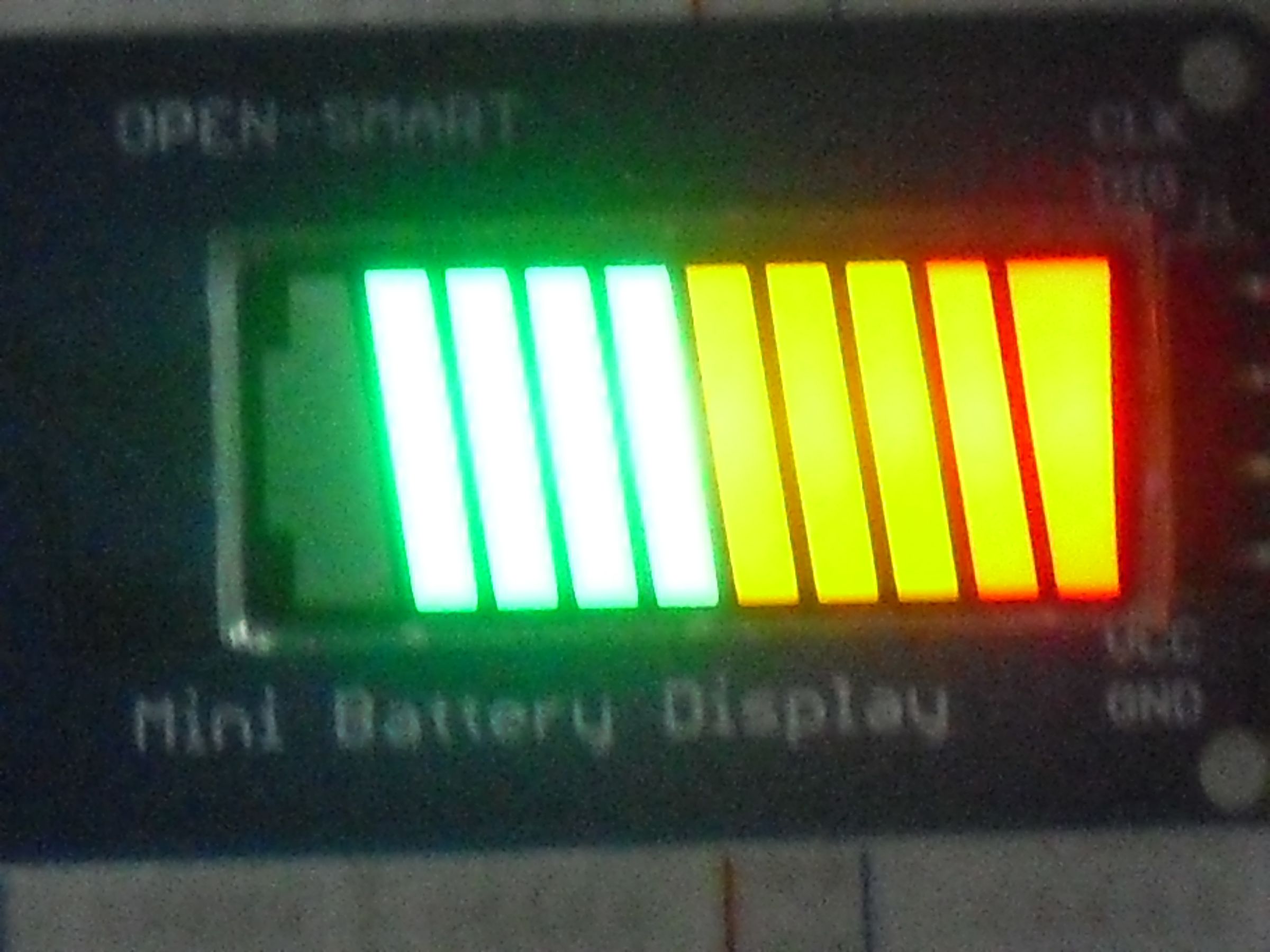 TM1651 Arduino Library and Examples for New Style 10 LED Color Battery ...