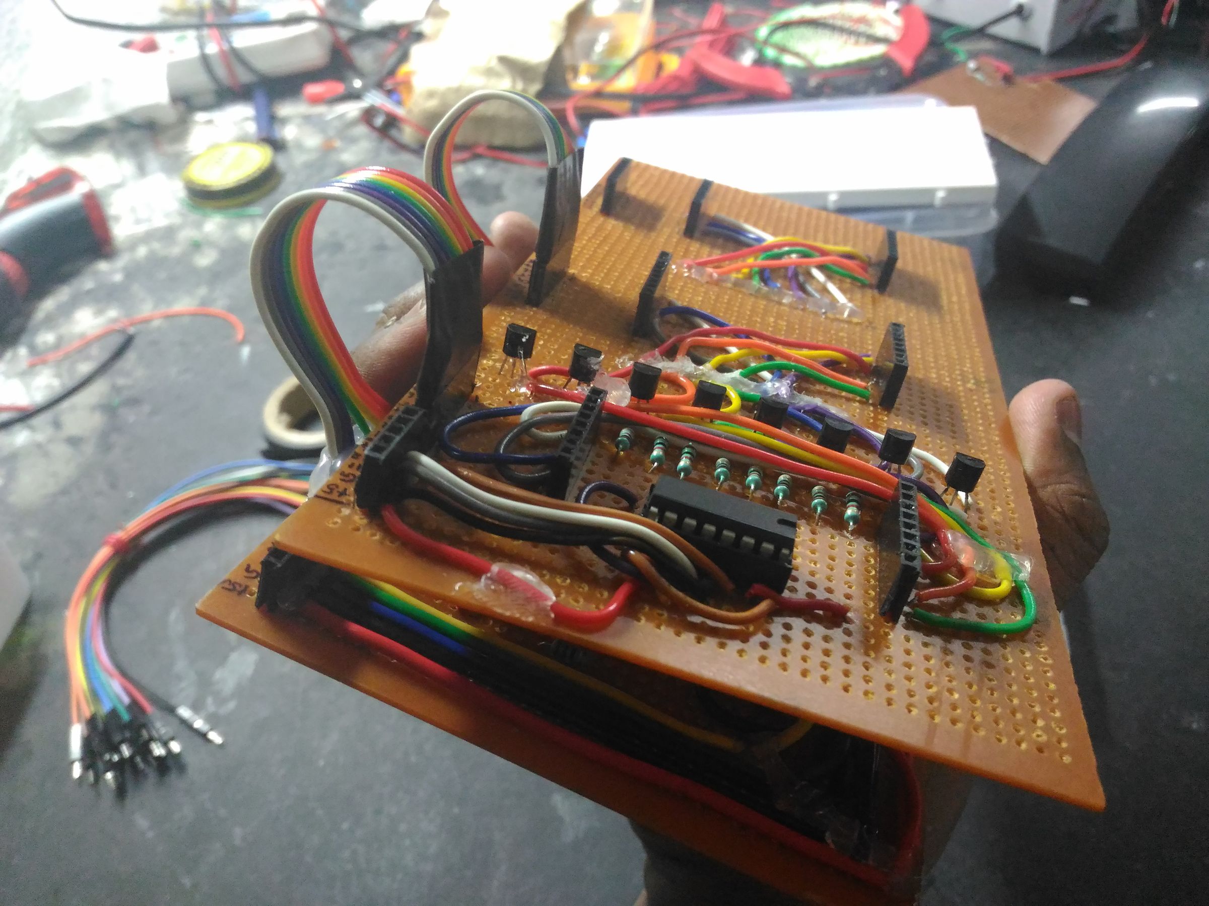 48 X 8 Scrolling LED Matrix Display Using Arduino and Shift Registers ...