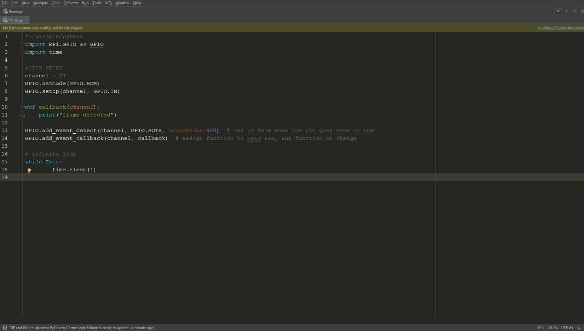 Flame Sensor (Raspberry Pi) : 4 Steps (with Pictures) - Instructables