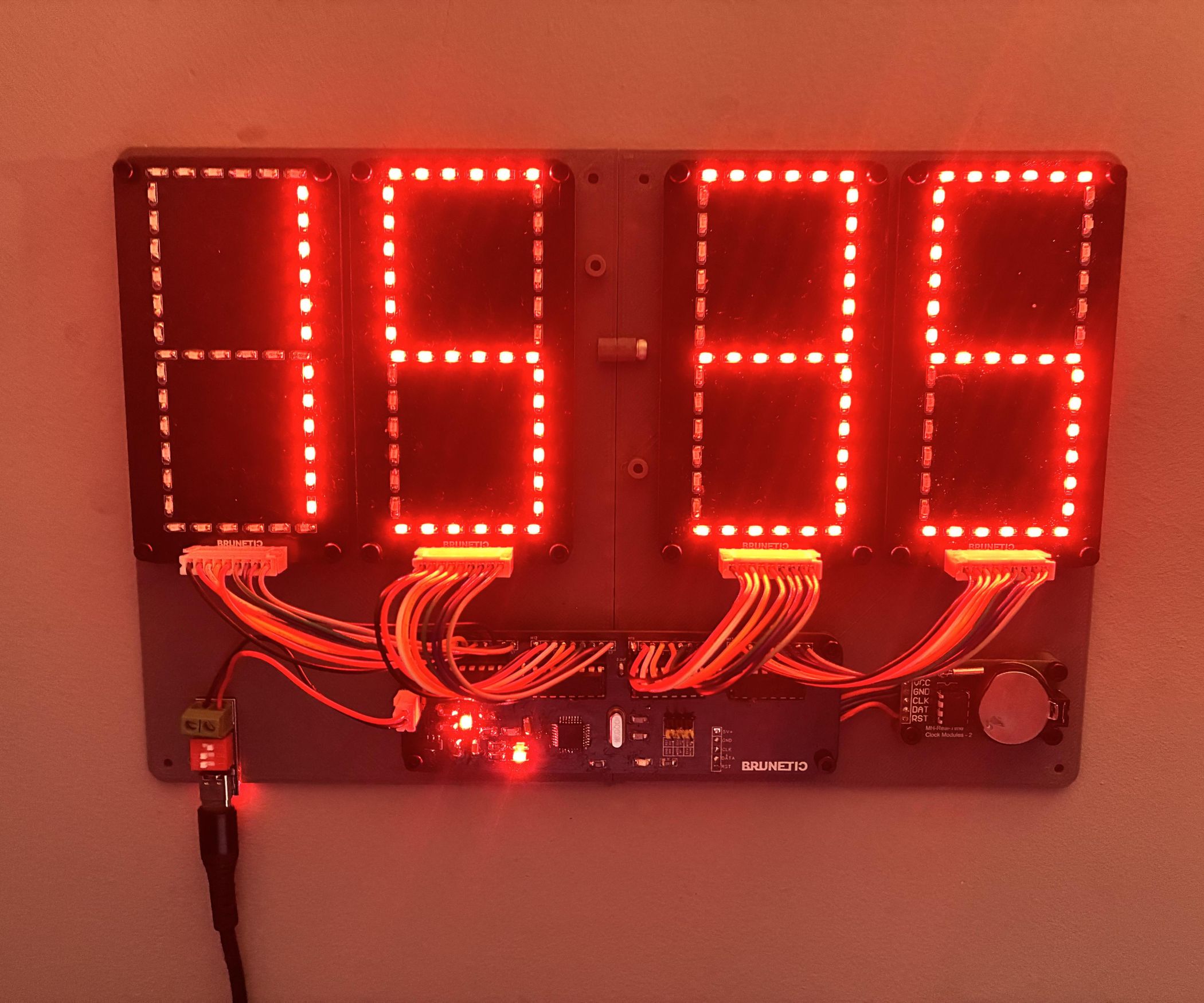 Brunetic B2 Pulse - Digital 7 Segment Clock : 5 Steps - Instructables