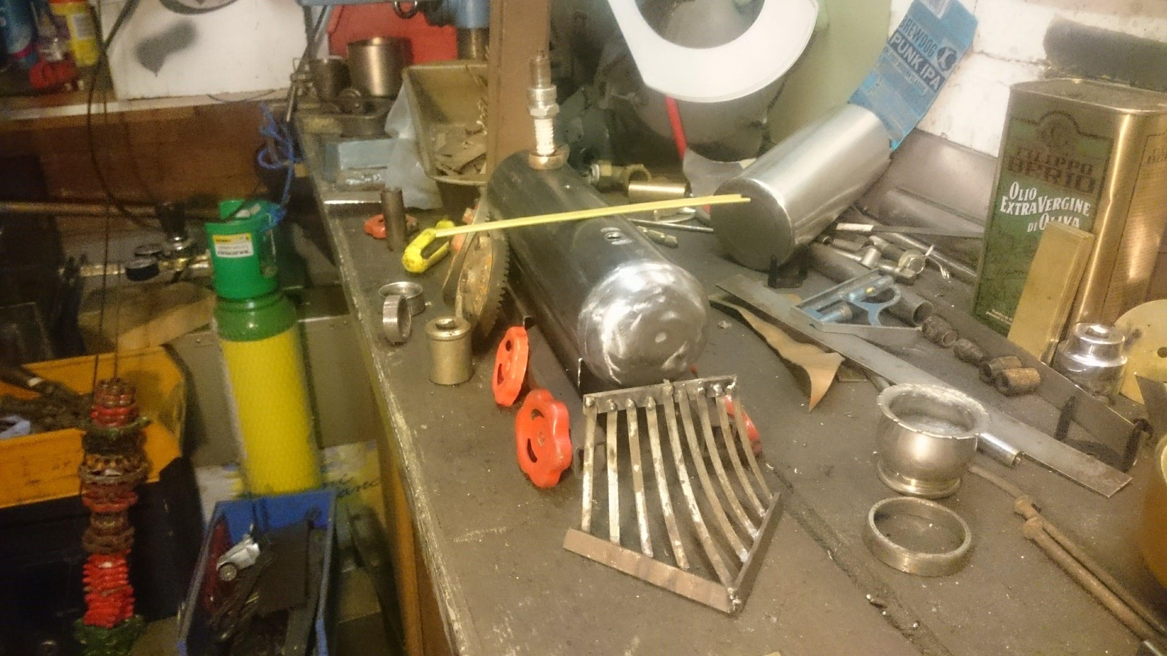 My ‘Light’ Engine Locomotive – a Unique Scrap Metal Train Lamp & Bridge ...