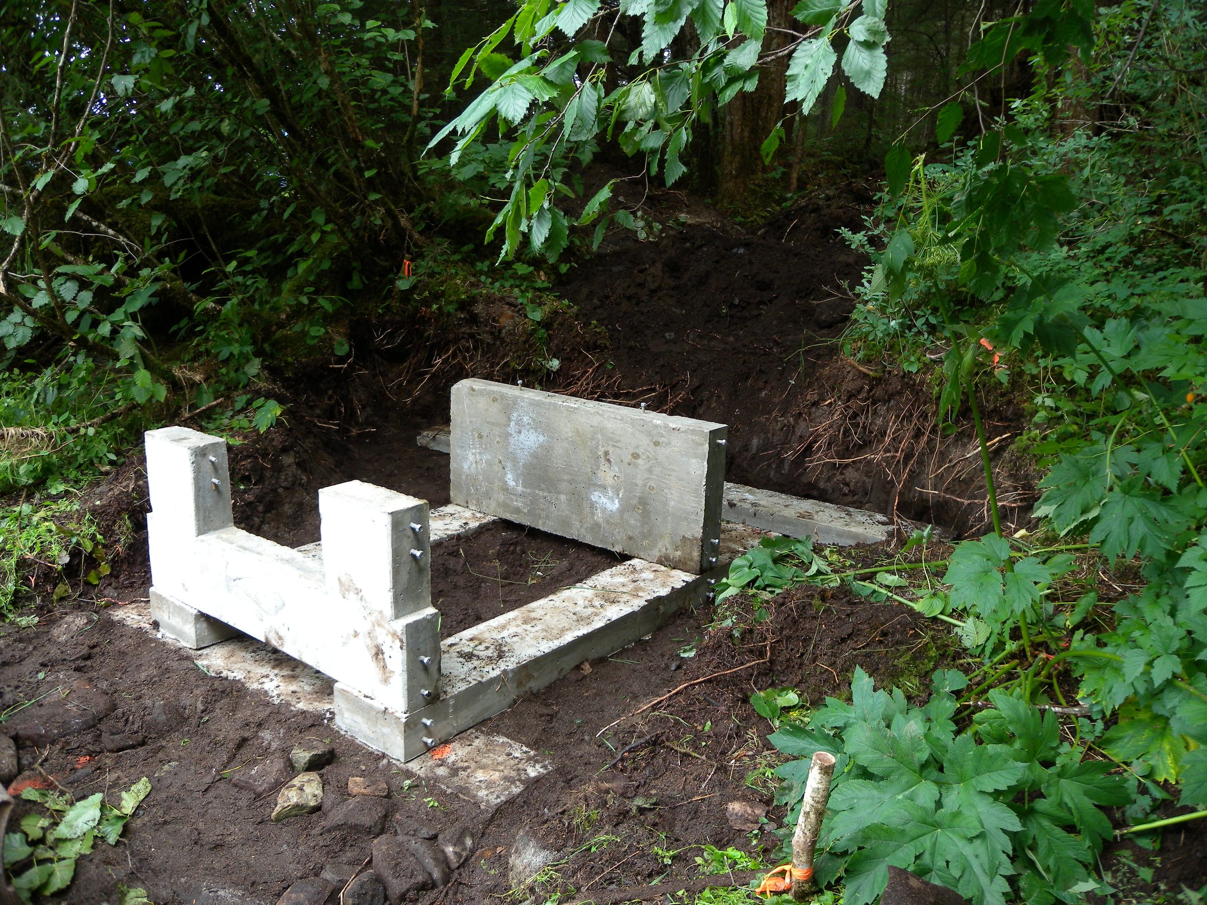A Cantilevered Foot Bridge Out of Logs - With a Hut! : 9 Steps (with ...