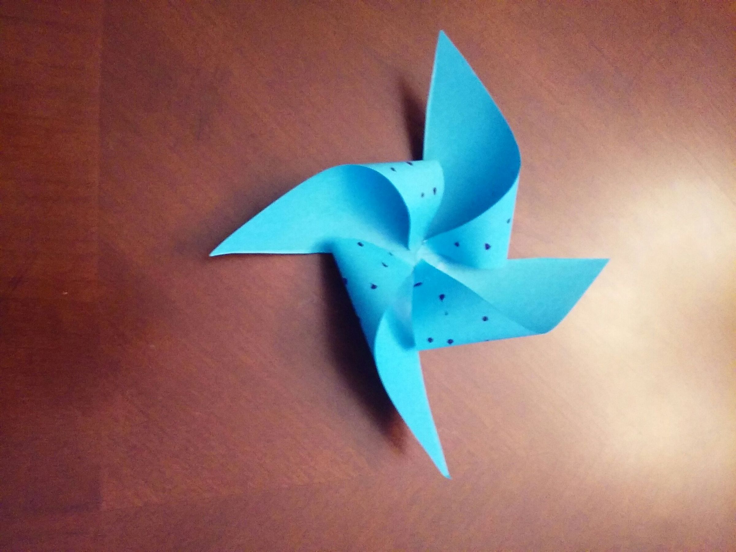 Easy Paper Windmill : 4 Steps - Instructables