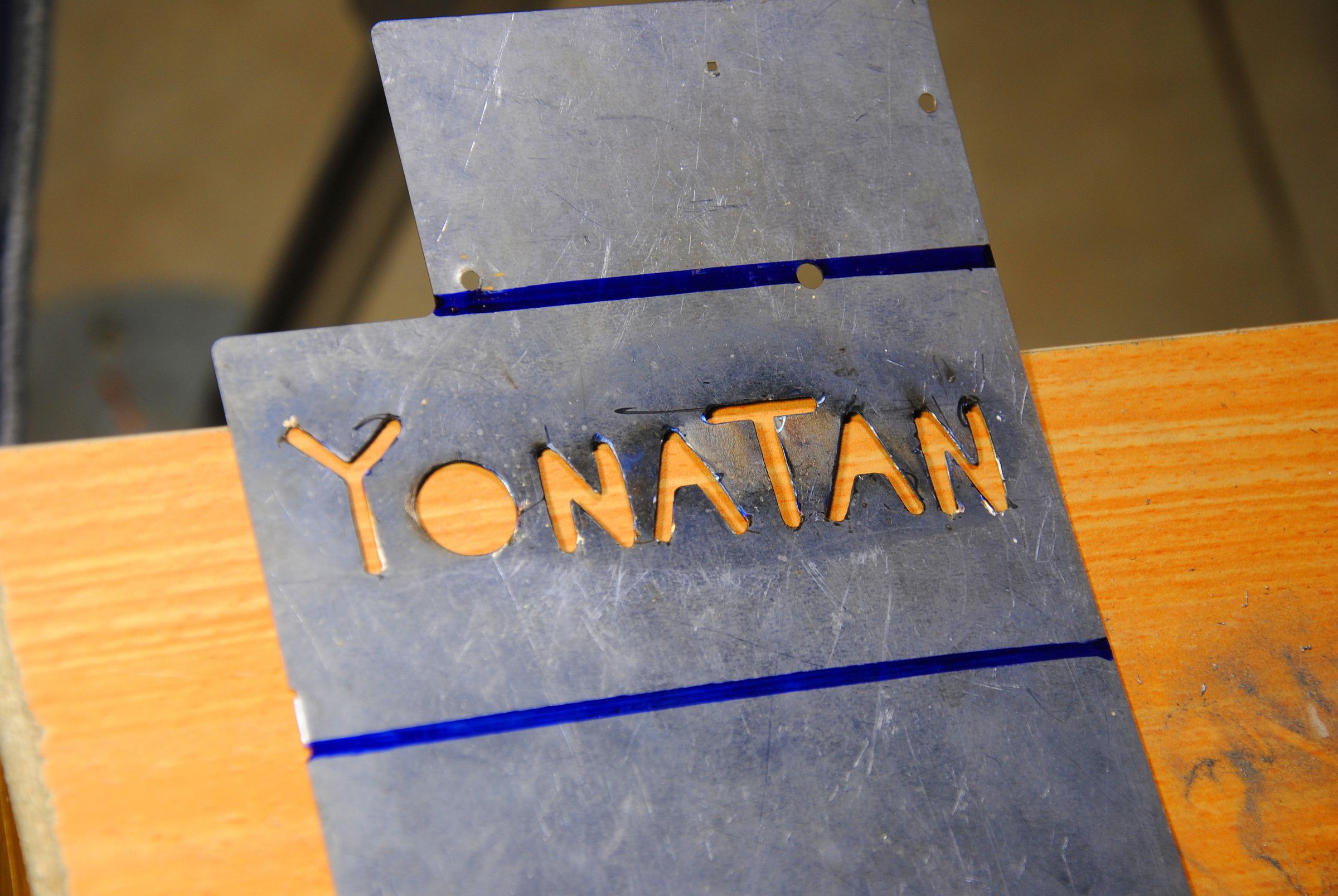 Custom DIY Metal Stencil: Engrave Your Name/Logo Without a Laser ...