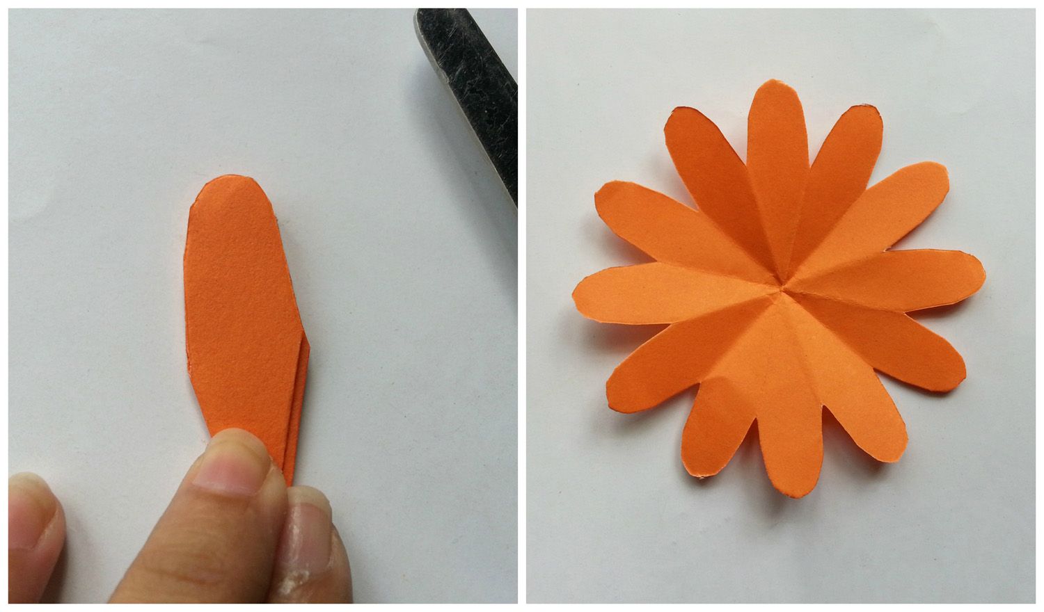 DIY Paper Flowers (Folding Tricks) : 5 Steps (with Pictures ...