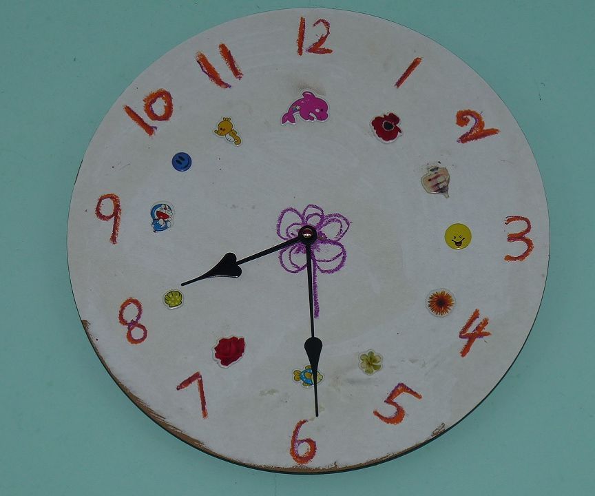 Make Your Own Designed Kid's Clock : 5 Steps - Instructables