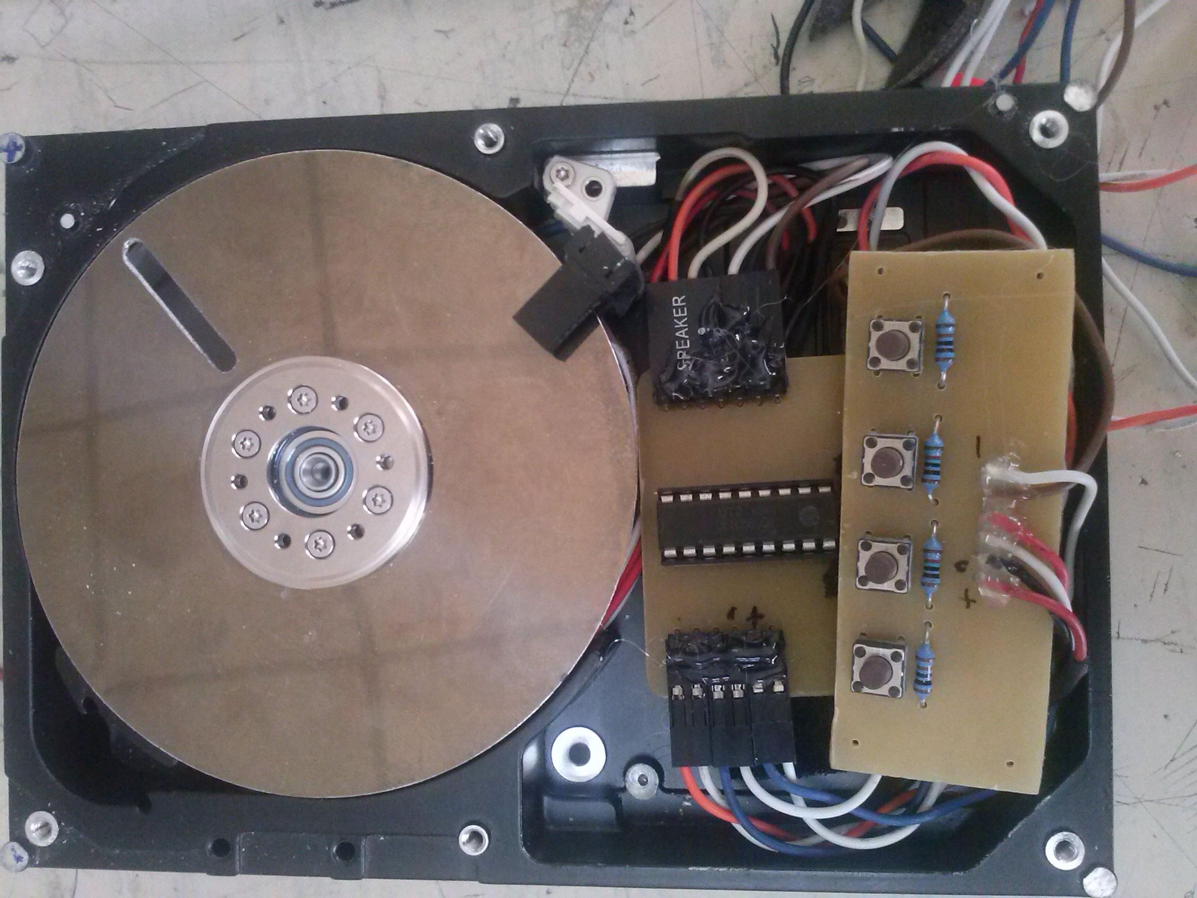 Hard Disk Clock (HDD Clock With Arduino Uno) : 4 Steps (with Pictures ...