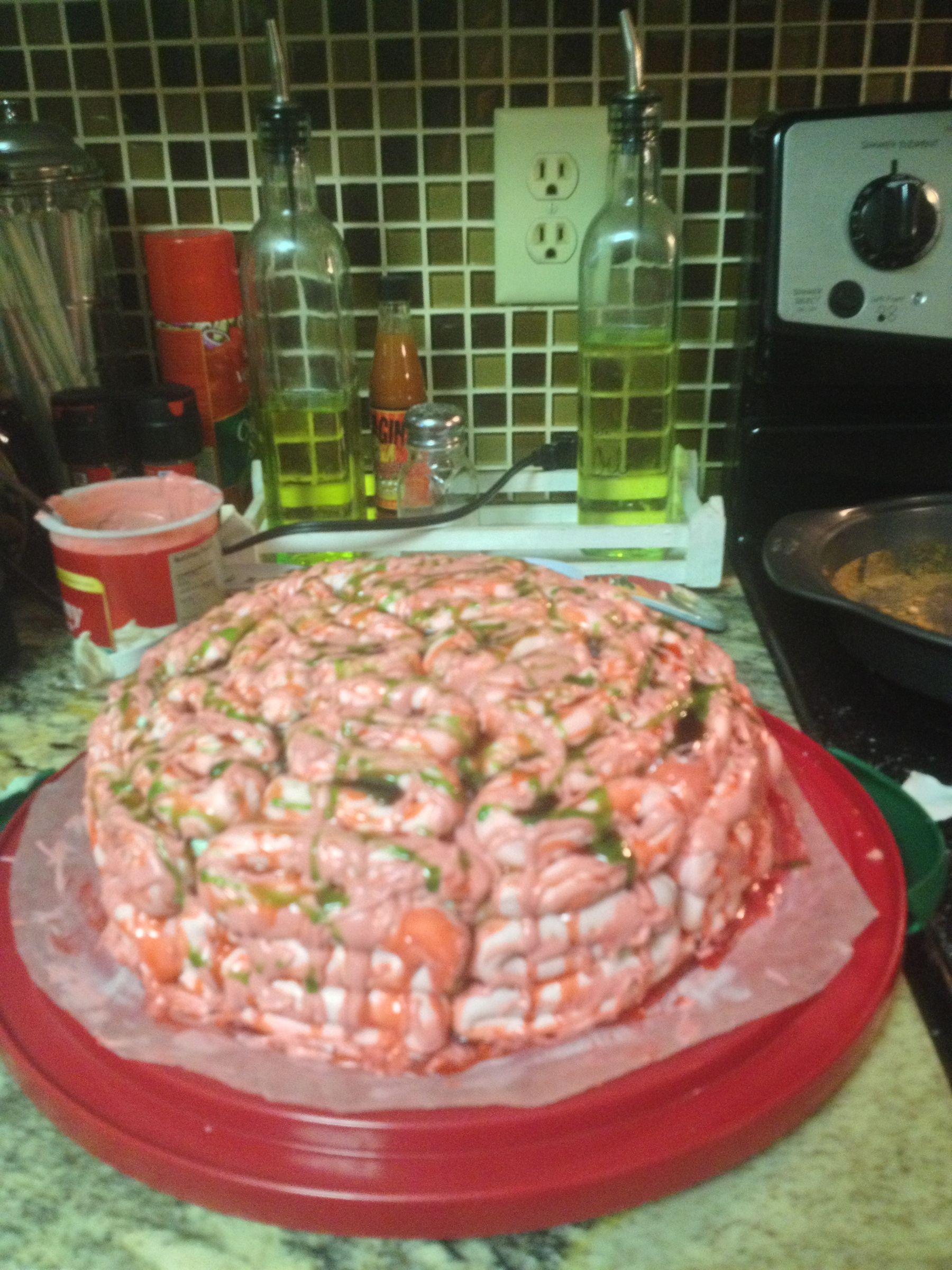 Oozing Infected Brain Cake : 6 Steps - Instructables