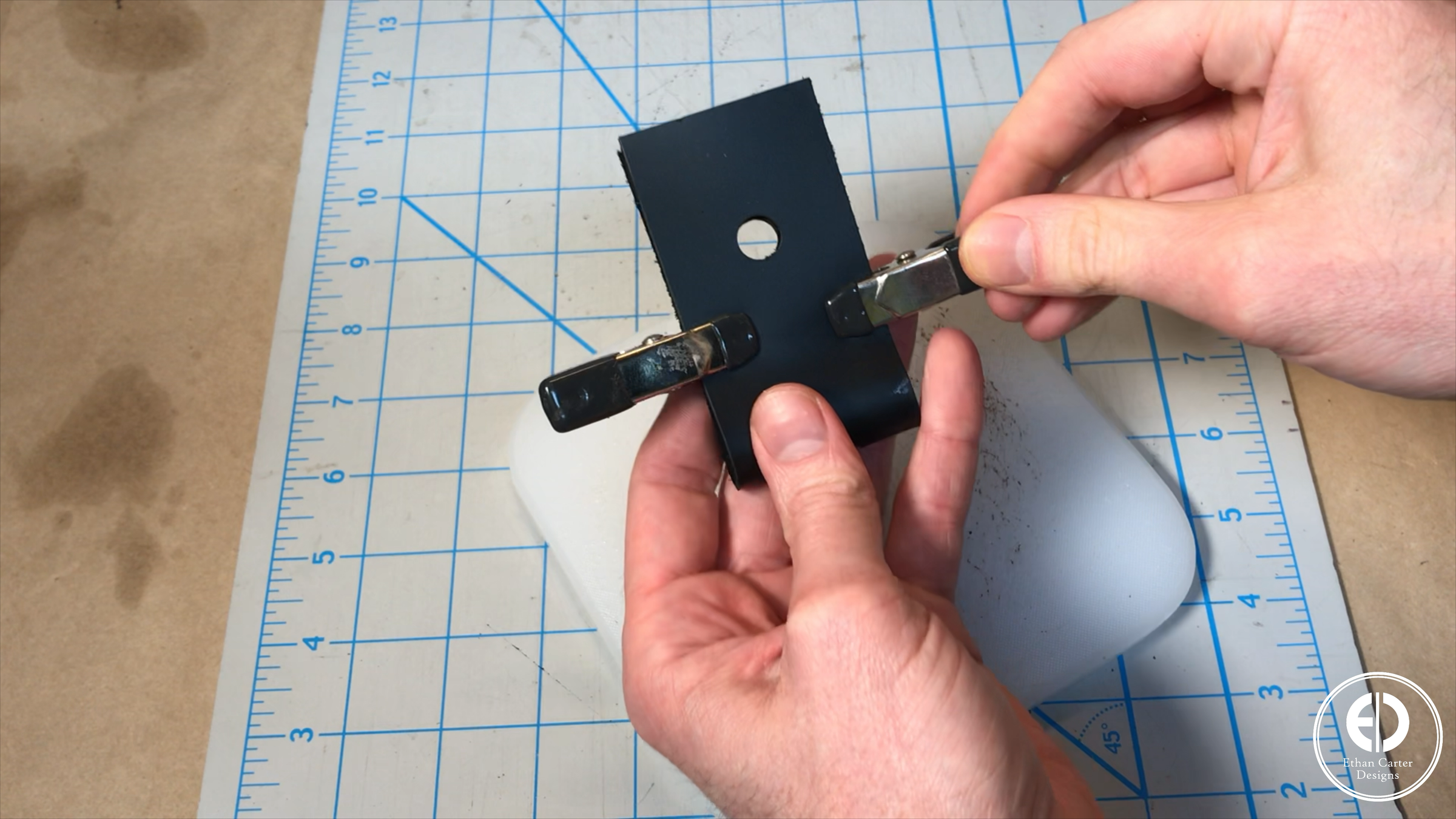 How to Make a No Weld Infinity Cube Light Pendant With Leather Accents ...