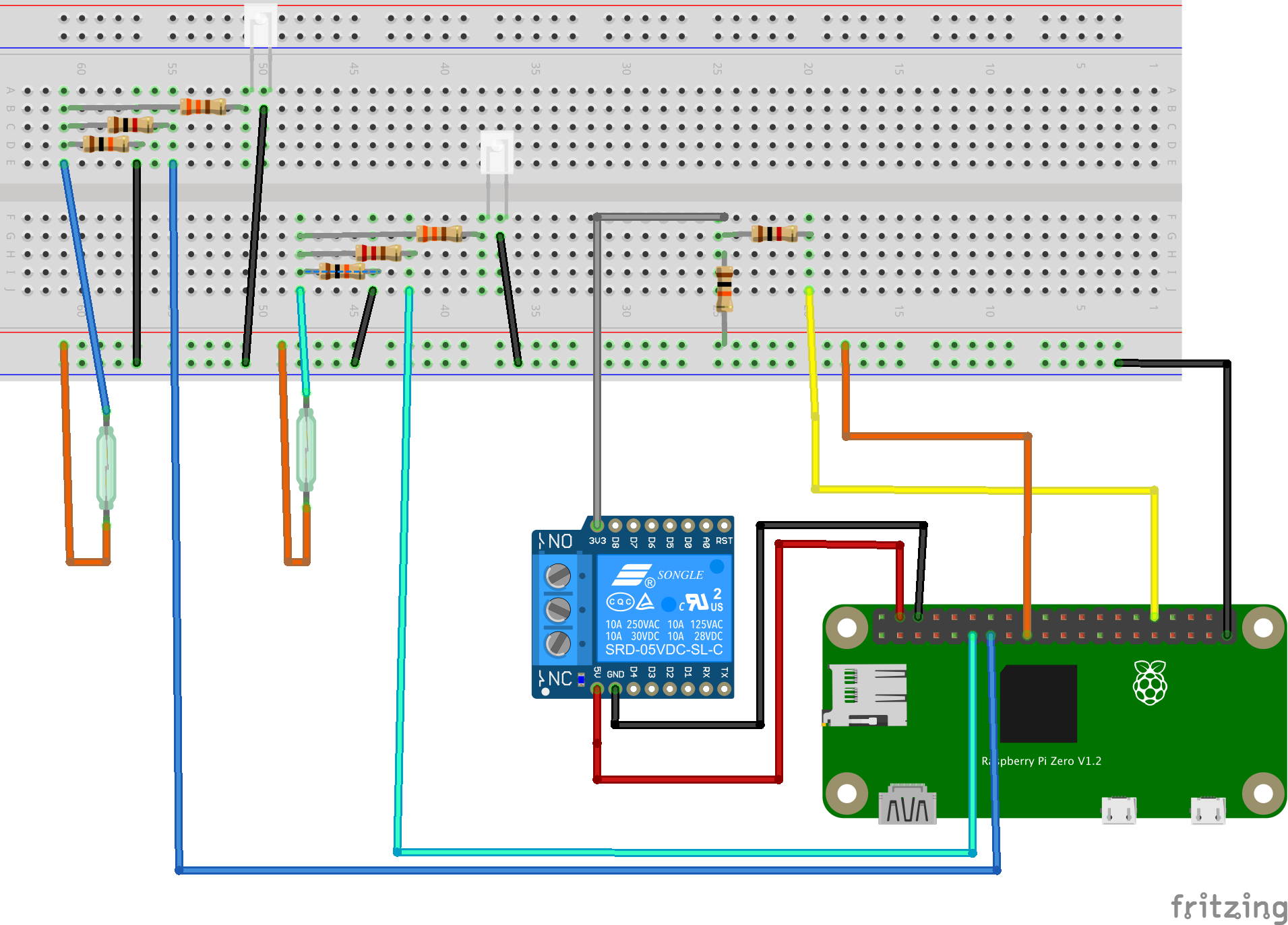 Raspberry Pi Zero Garage Door Opener Hardware : 10 Steps - Instructables