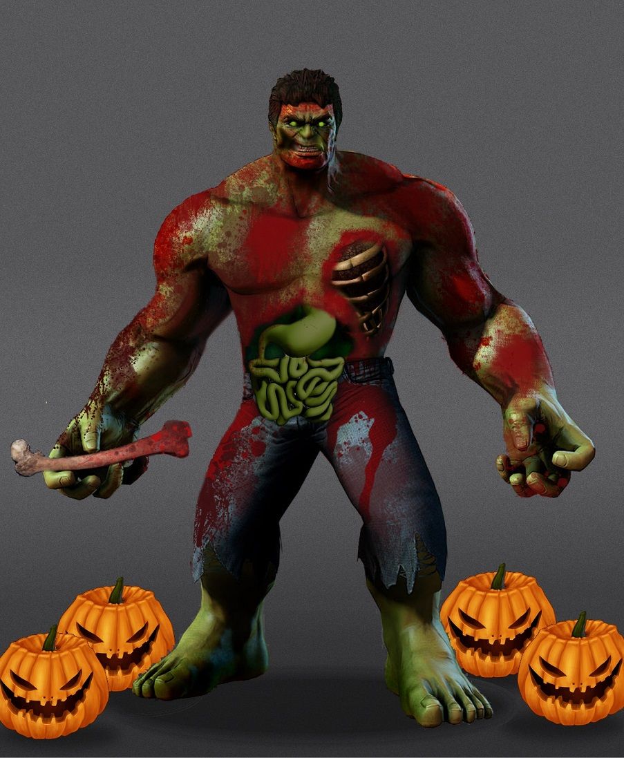 _ HULK Is ZOMBIE _ ________(PIXLR) : 6 Steps - Instructables