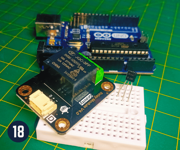 How to Use Relays and Transistors With Arduino - Lesson #18 : 9 Steps ...