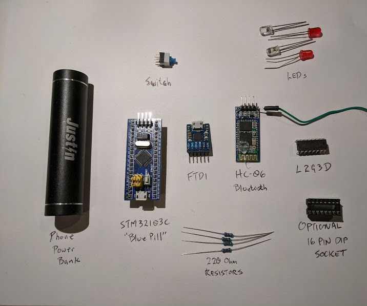 Bluetooth RC Car With STM32F103C and L293D -- Inexpensive : 5 Steps ...