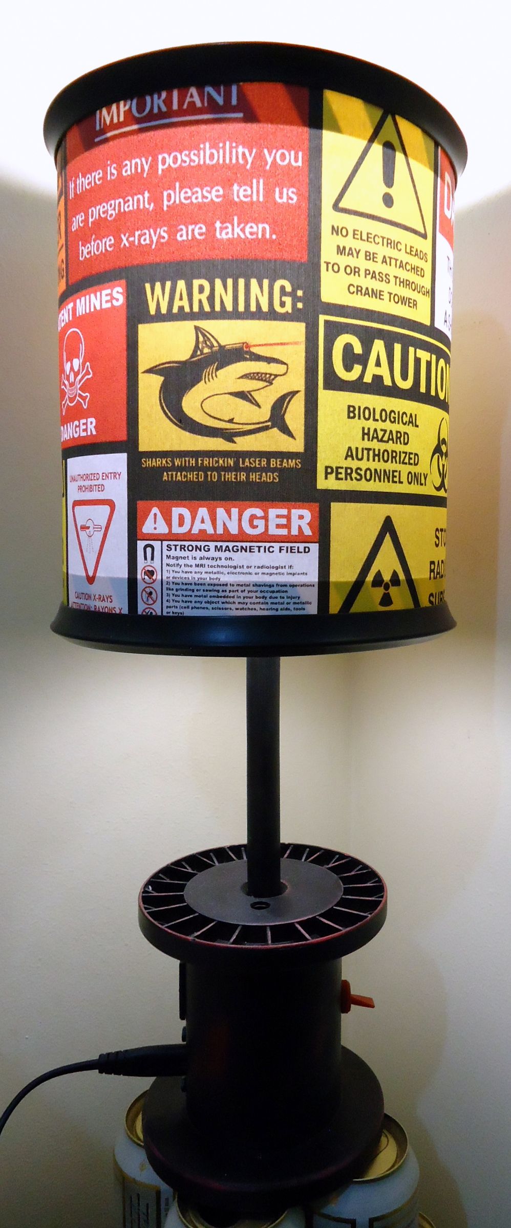 Warning - Table Lamp (with Pictures) - Instructables