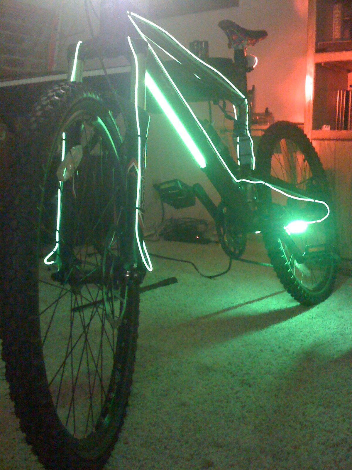 Electroluminescent Mountain Bike : 13 Steps (with Pictures) - Instructables