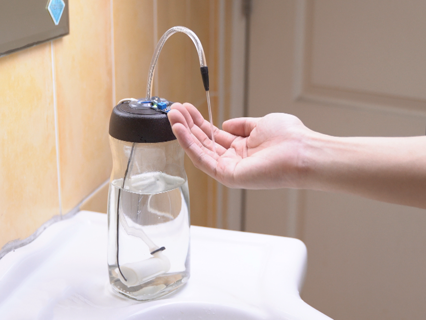 DIY Automatic Alcohol Dispenser (No Arduino Needed) : 18 Steps (with ...