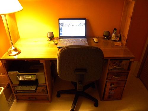 Making a Desk Featuring Old Wooden Crates : 6 Steps (with Pictures ...
