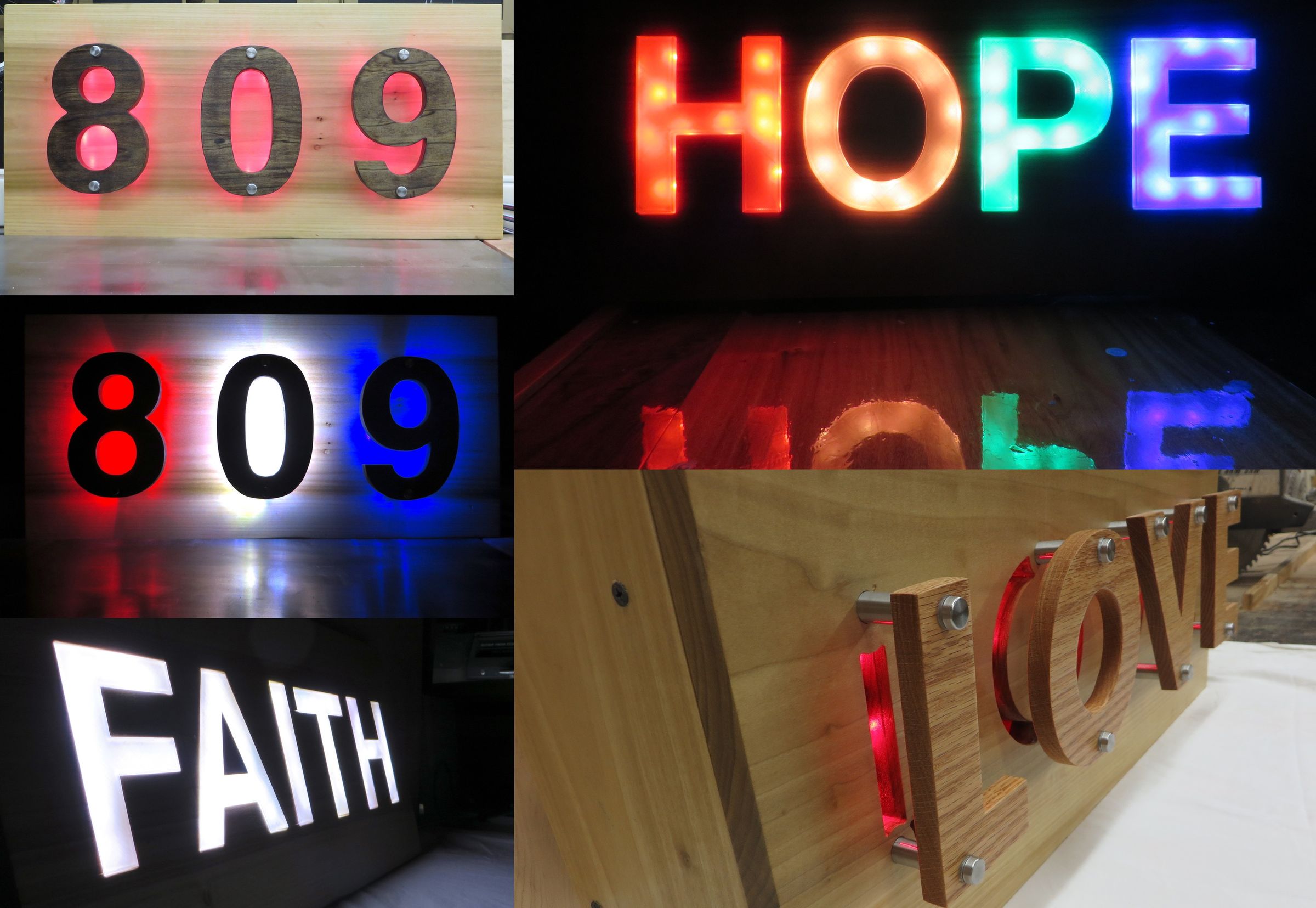 Backlit Signs With LED Light Strips : 8 Steps - Instructables