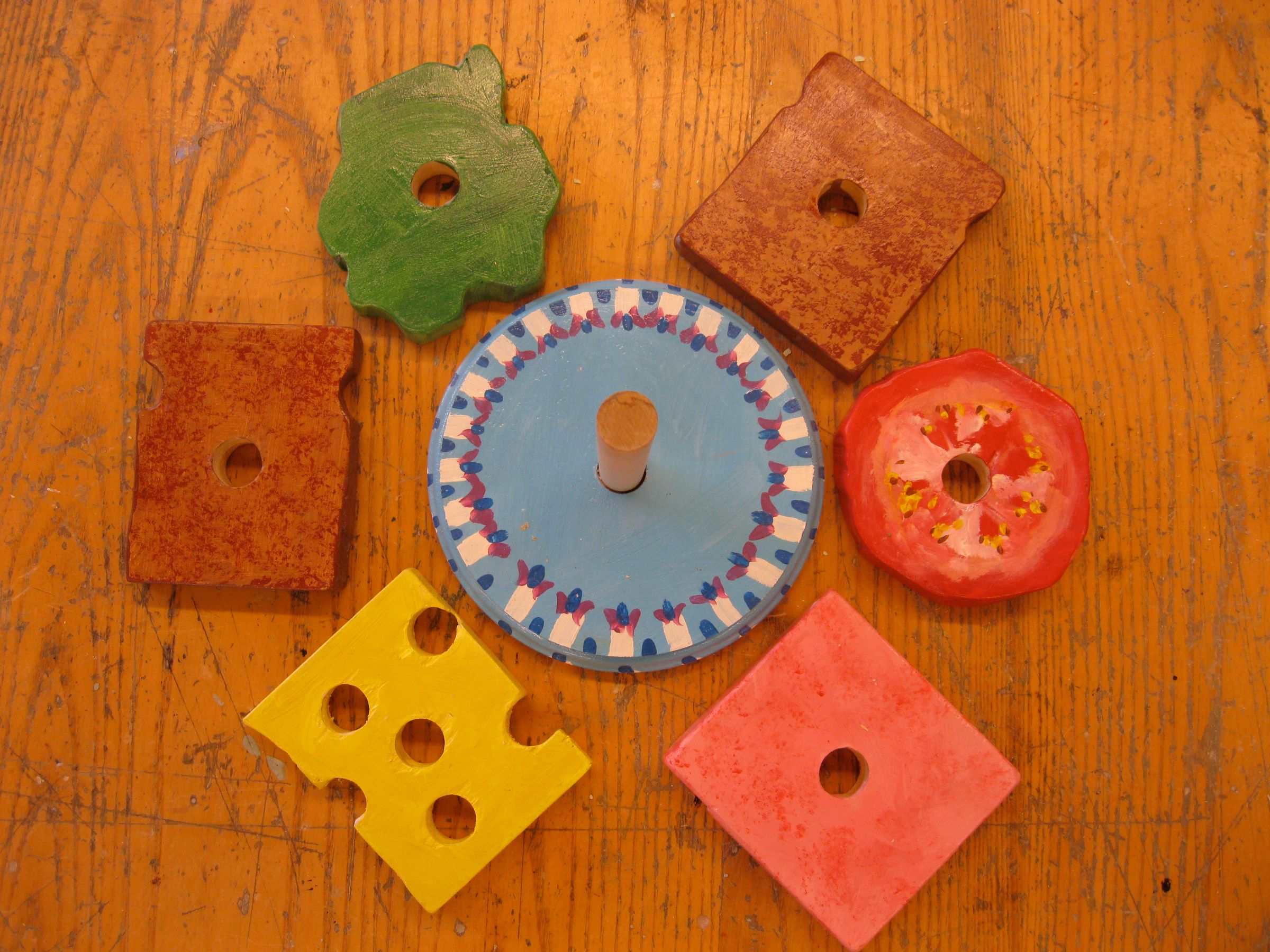 Sandwich Stacking Toy/Coaster Set : 16 Steps - Instructables