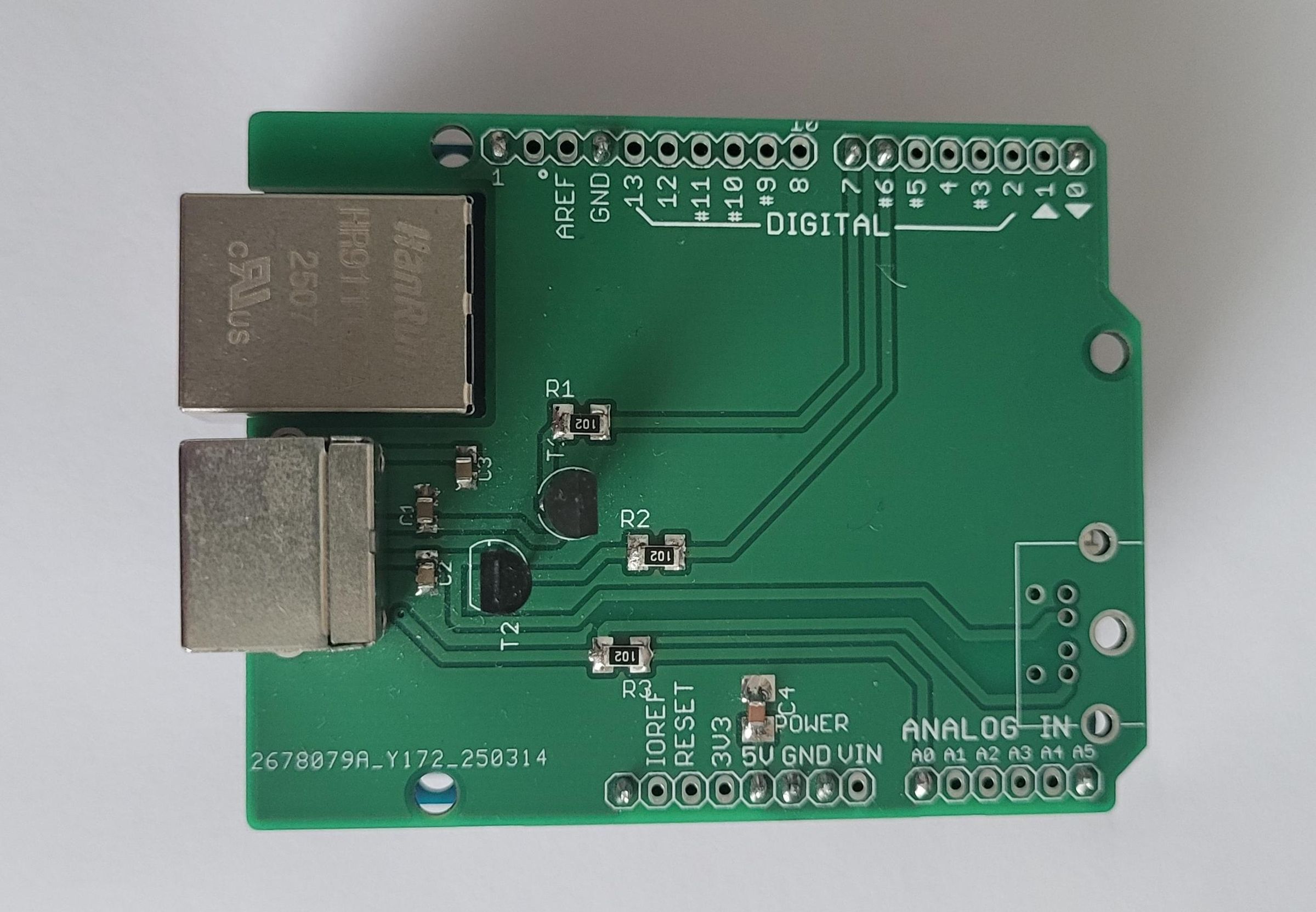 Arduino Ethernet / USB Interface for YAESU Antenna Rotator Control : 6 ...