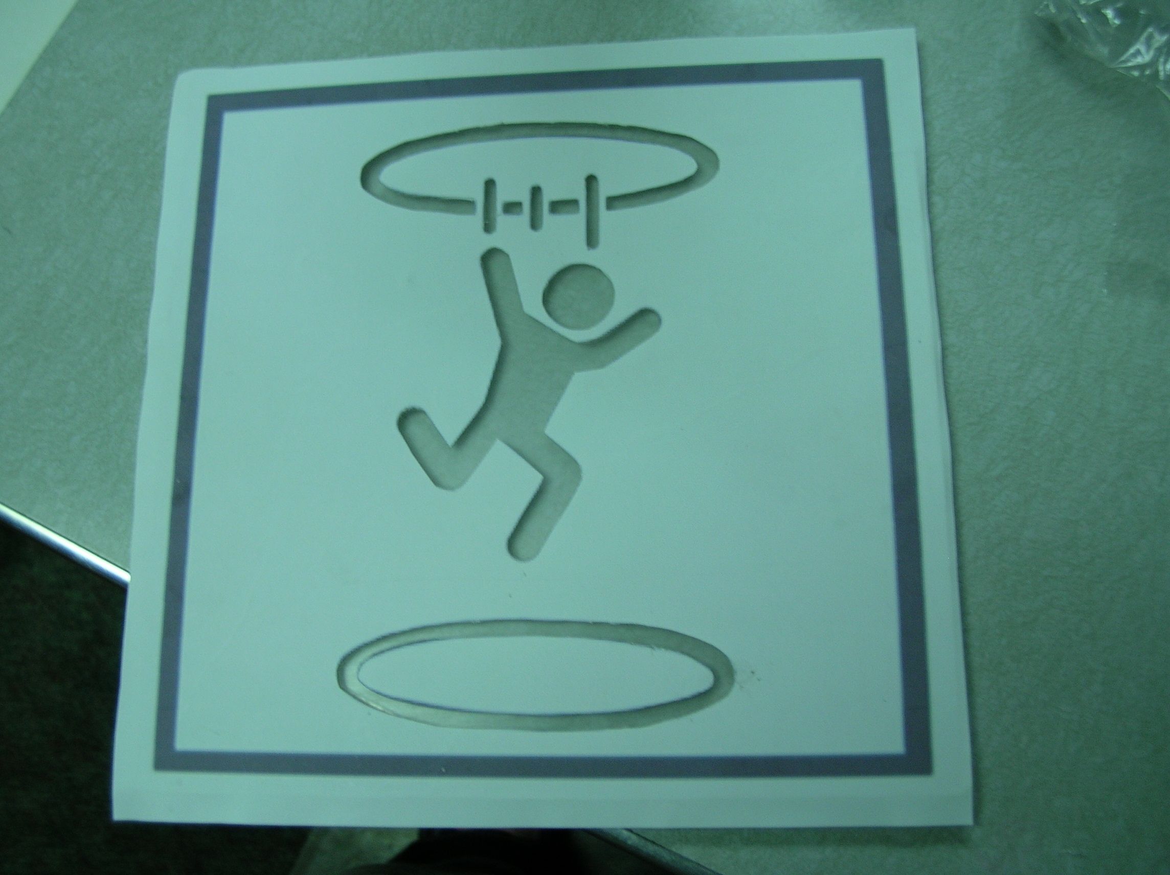 Lighted Portal Warning Symbol : 7 Steps (with Pictures) - Instructables